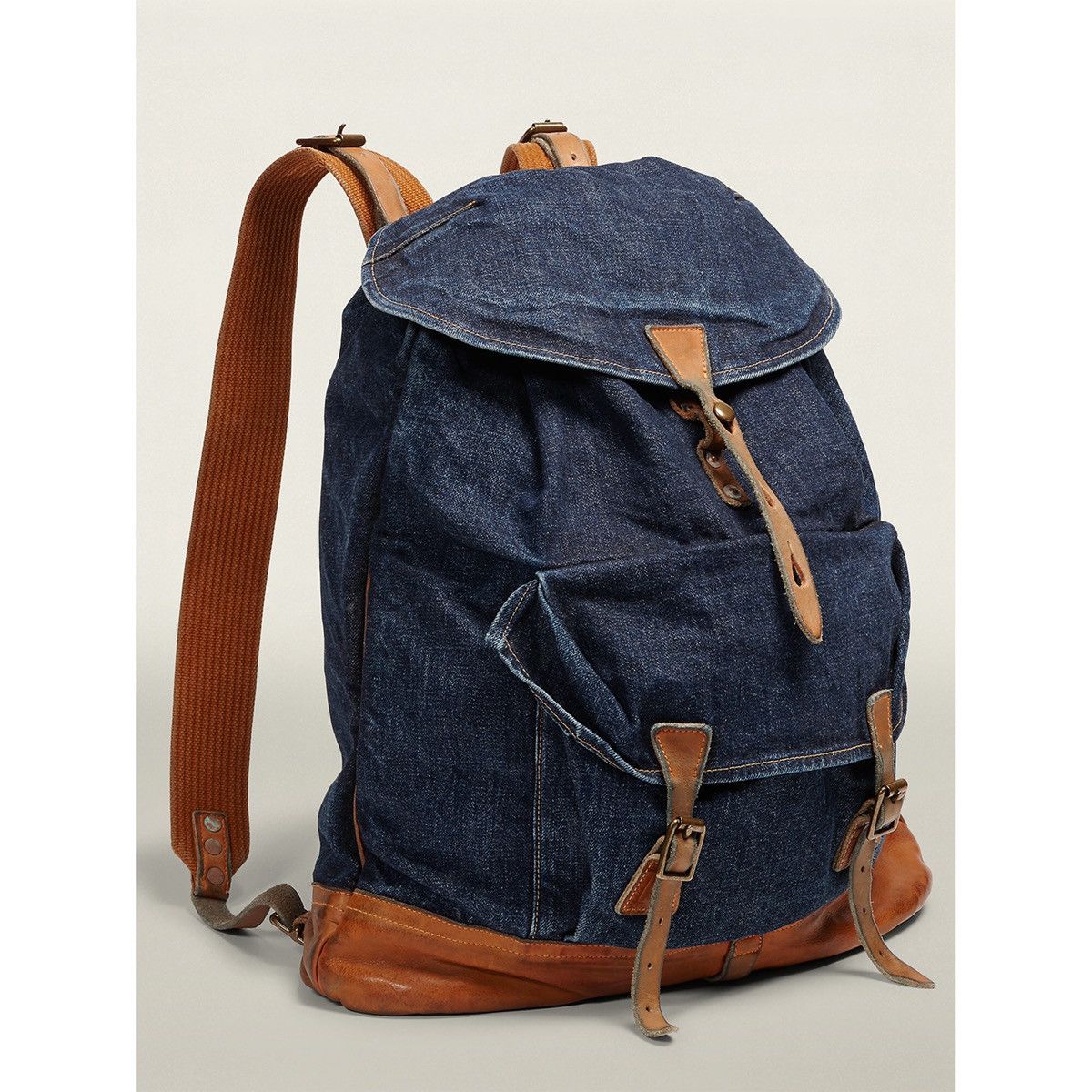 Polo Ralph Lauren NWT RRL Denim Rucksack bag | Grailed