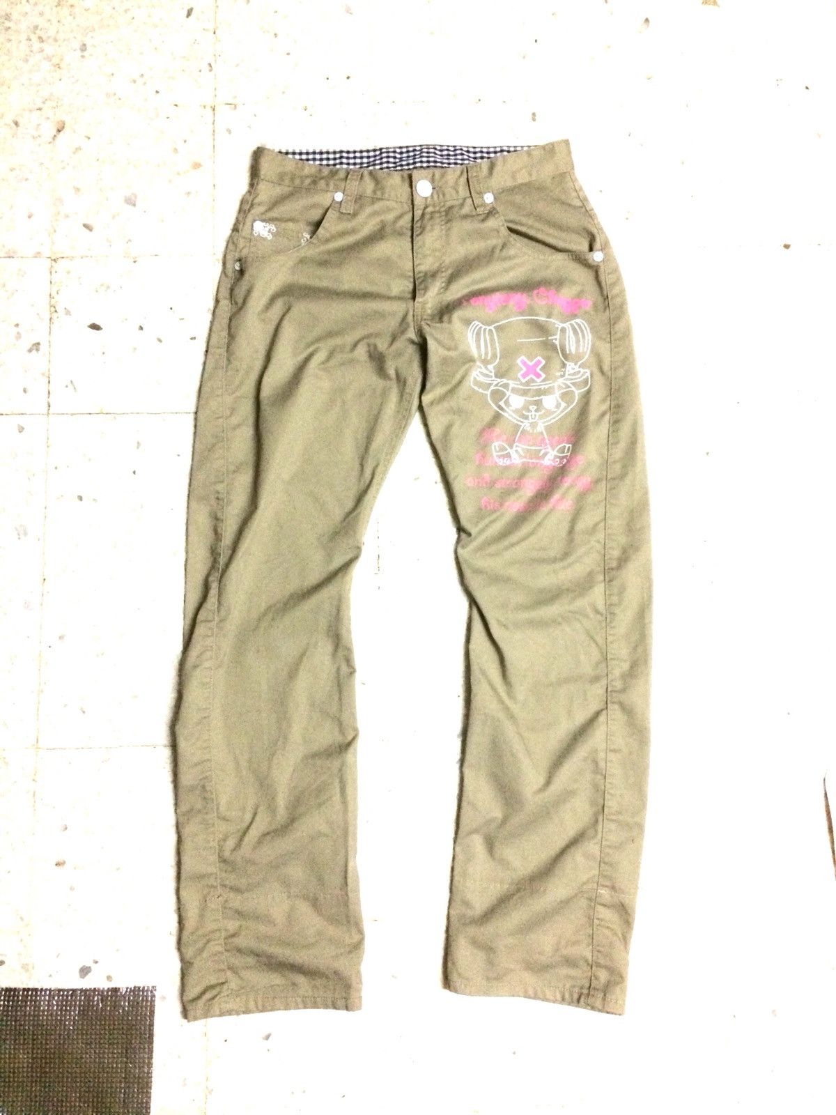 Japanese Brand × One Piece One Piece Anime Khakis Pants | Grailed