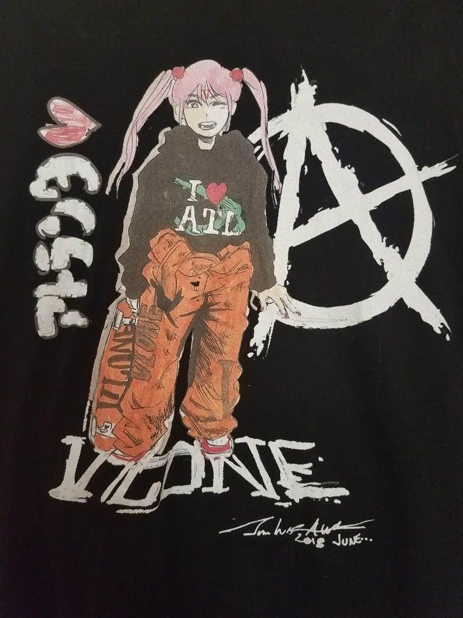Japanese Brand UnitySD x Jun Inagawa Vlone Anarchy Atlanta Pop Up Tee ...