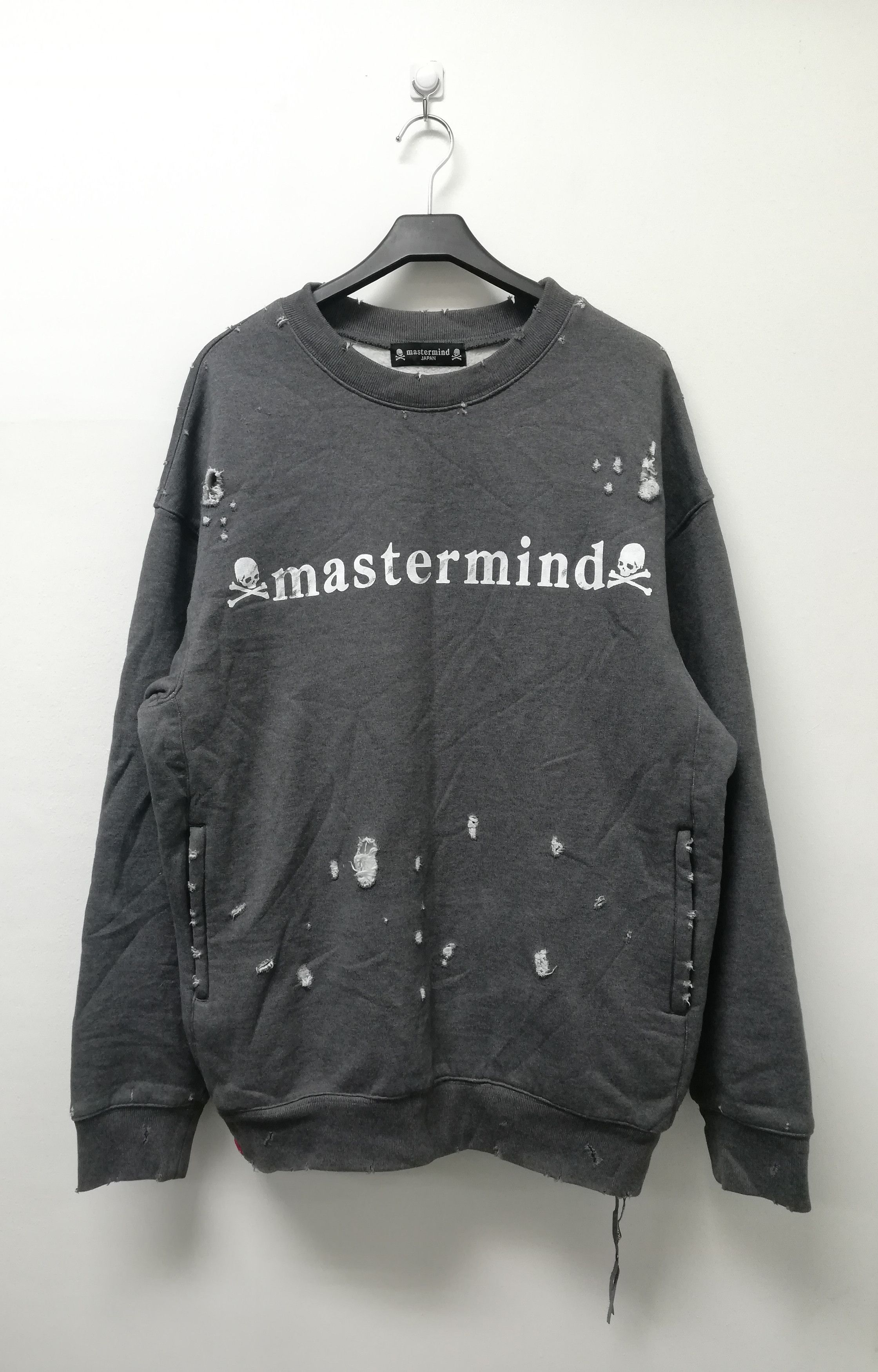 Mastermind Japan Prologue Vol. 1 20th Oversized Distressed Crewneck ...