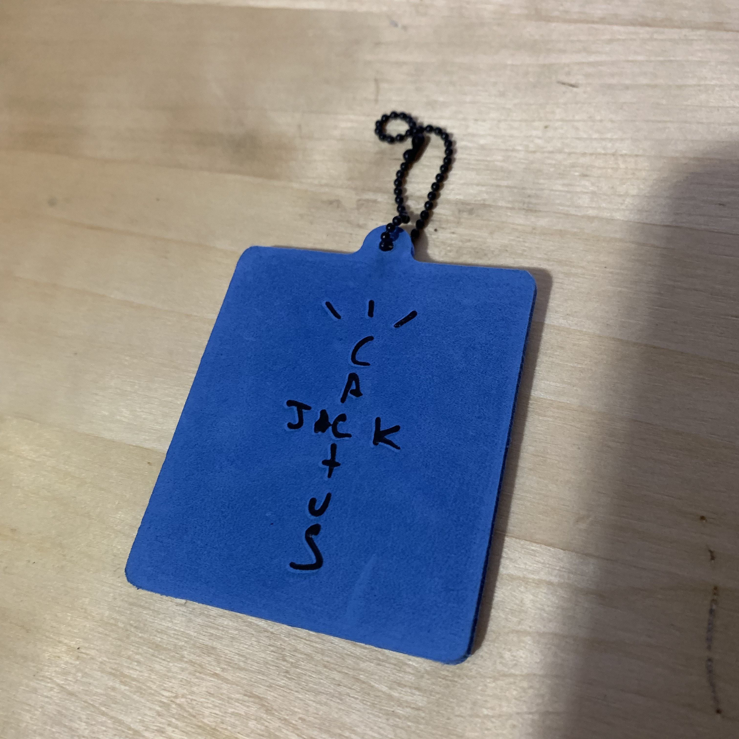 Travis Scott Travis Scott Jordan 4 hang tag | Grailed