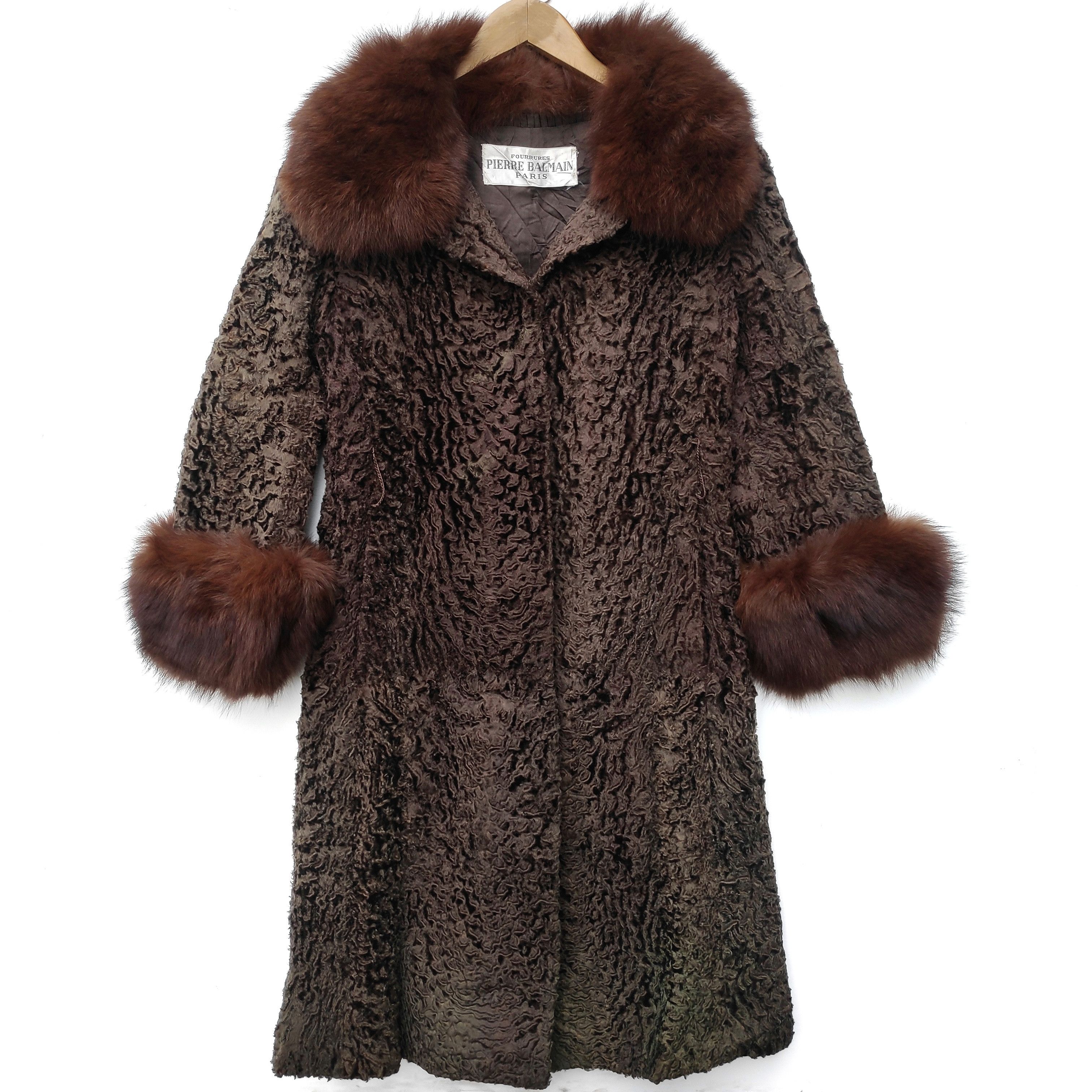 Pierre Balmain × Vintage Vintage PIERRE BALMAIN FOURRURES Beaver Fur ...