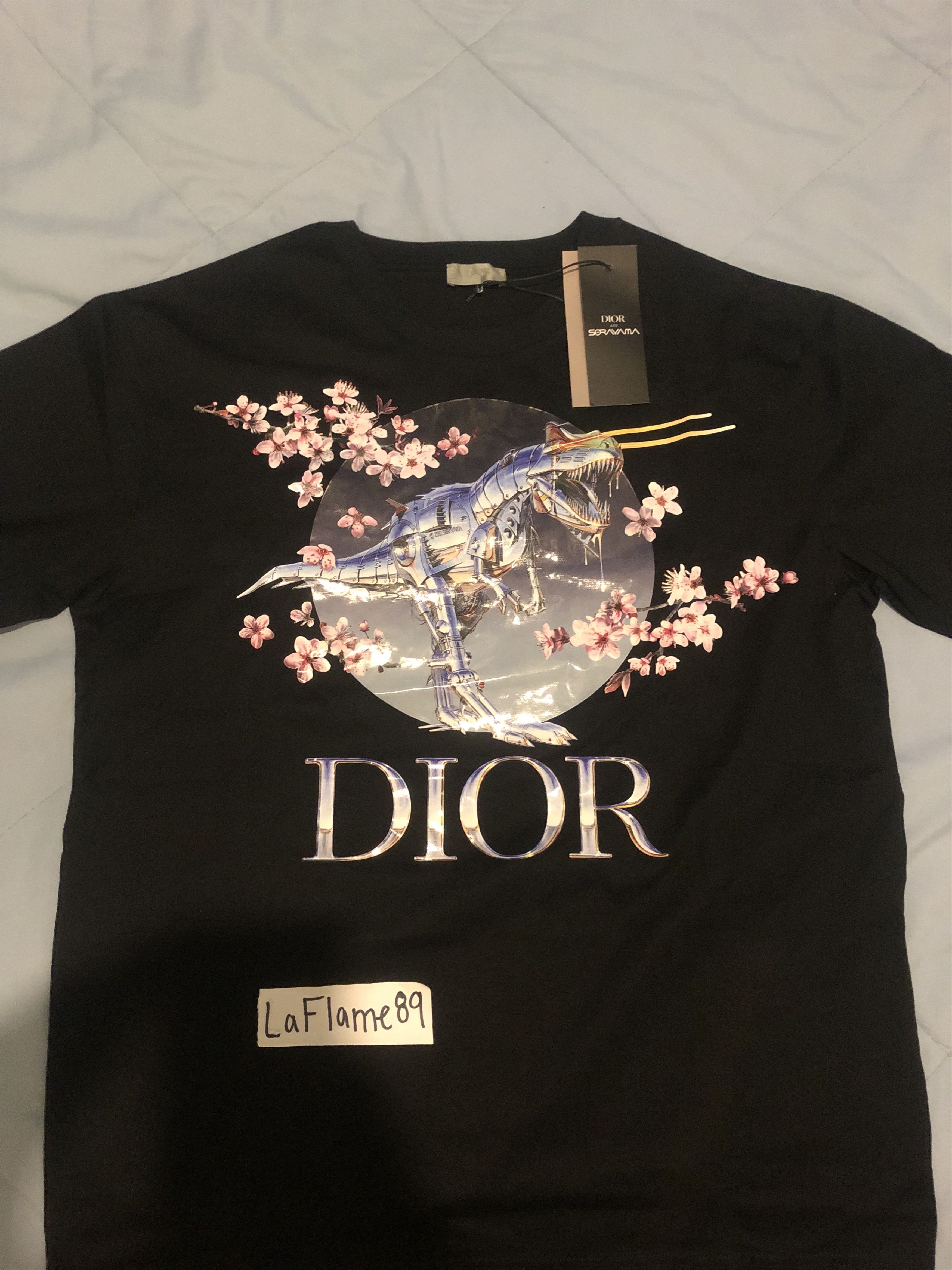 Club Sorayama × Dior Dior x Sorayama Dinosaur Tee | Grailed