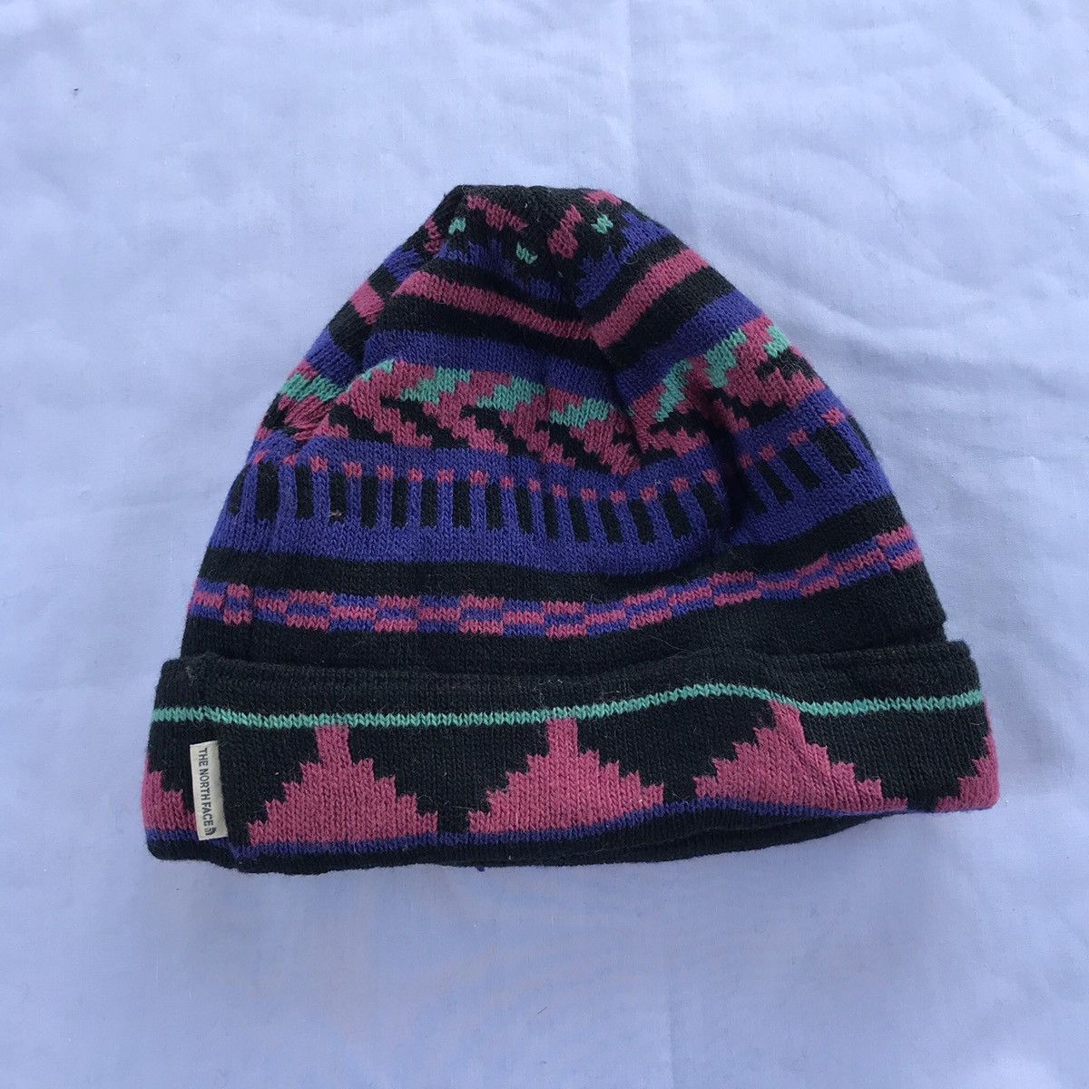 Vintage Vintage THE NORTH FACE Beanie snowcap nice design native | Grailed