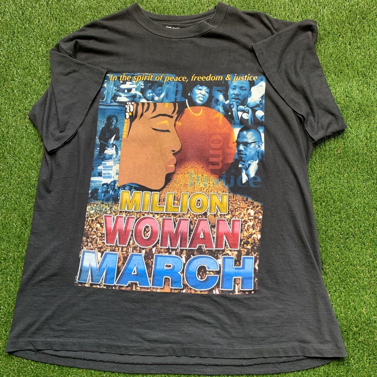 Rap Tees × Vintage 1997 MILLION WOMAN MARCH Single Stitch Rap Tee ...