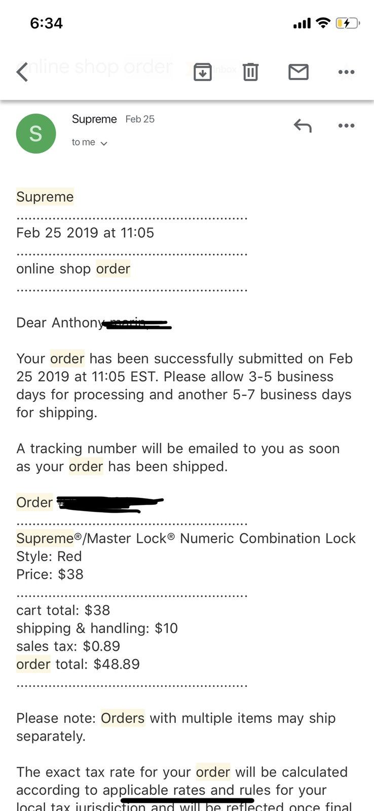 Supreme Master Lock | Grailed