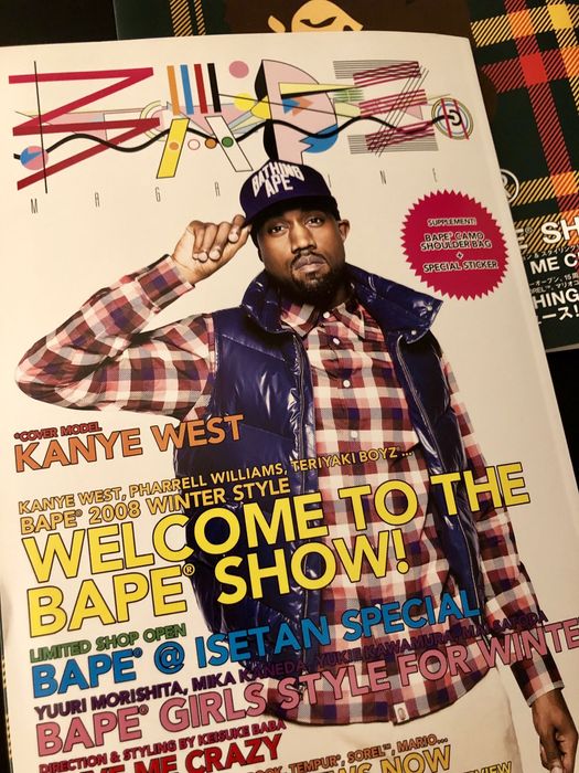 Bape Vintage Bape Kanye West Nigo Magazine 2008 | Grailed