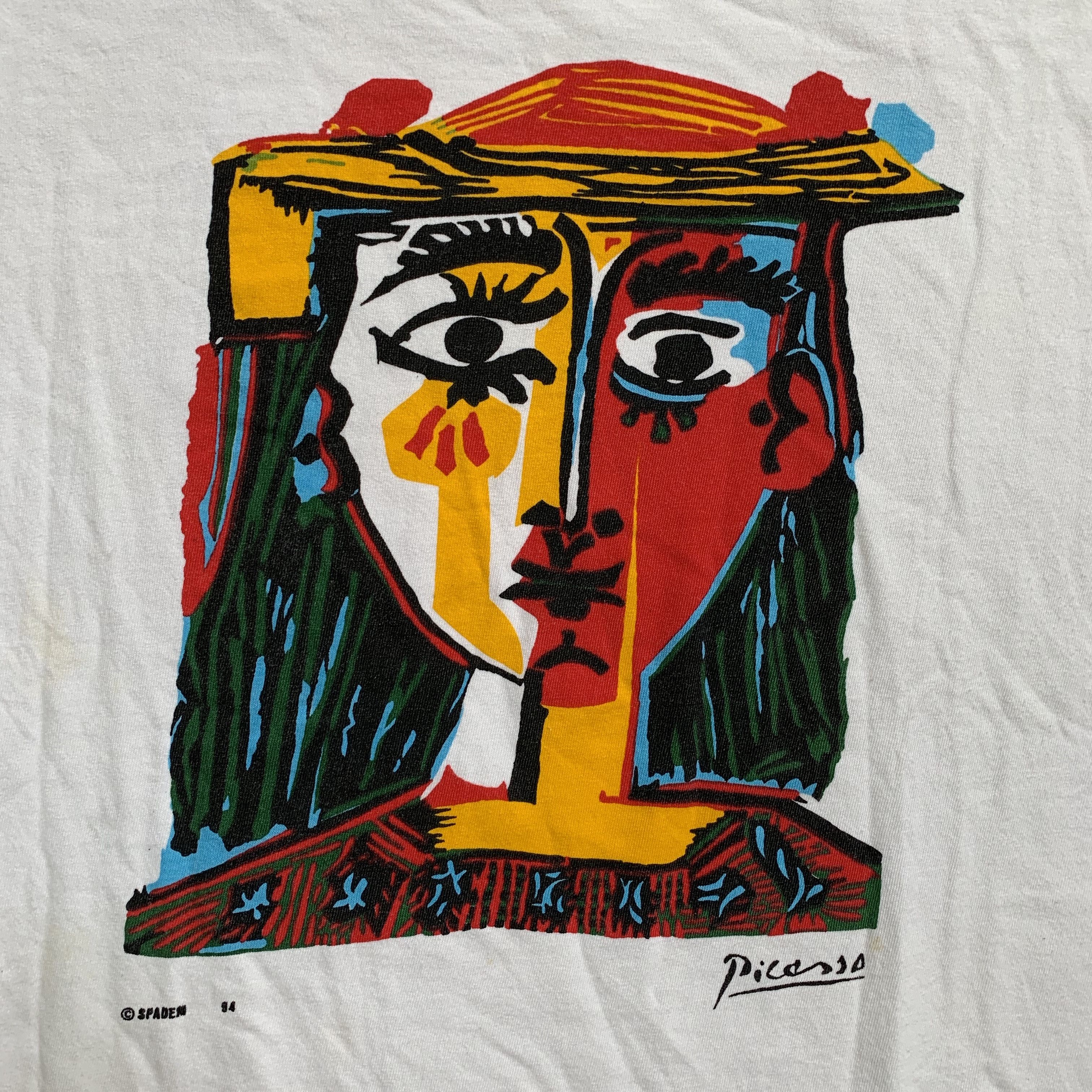 Picasso × Vintage 90s Pablo Picasso Vintage T-shirt Spadem 1994 | Grailed