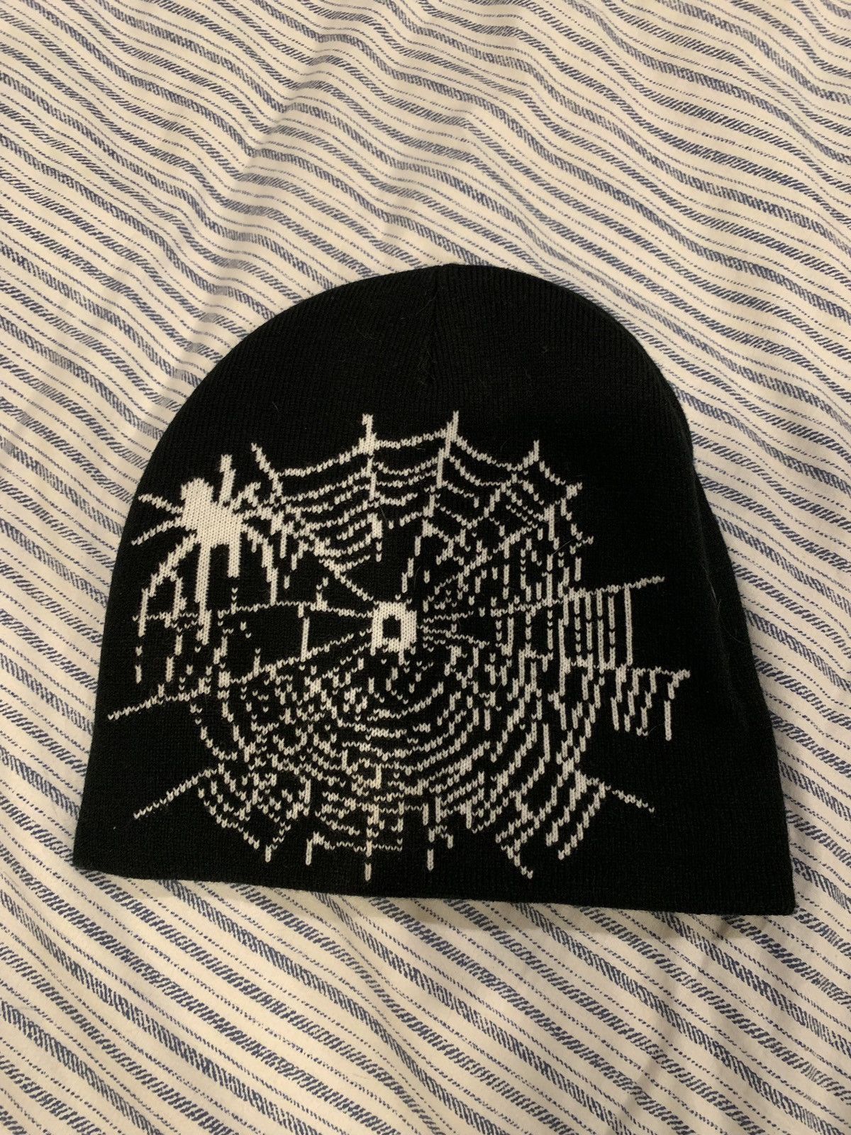 Vintage Spider web beanie | Grailed