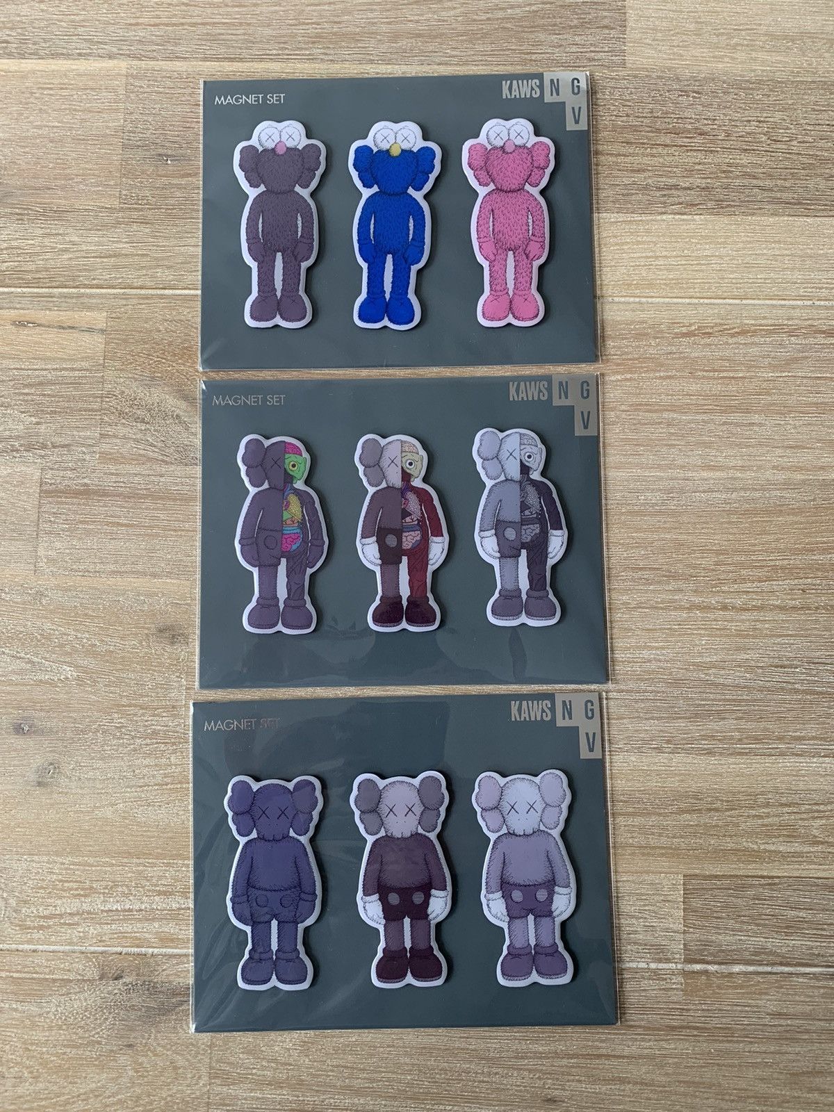 Kaws KAWS x NGV Exclusive limited edition Magnets complete set | Grailed