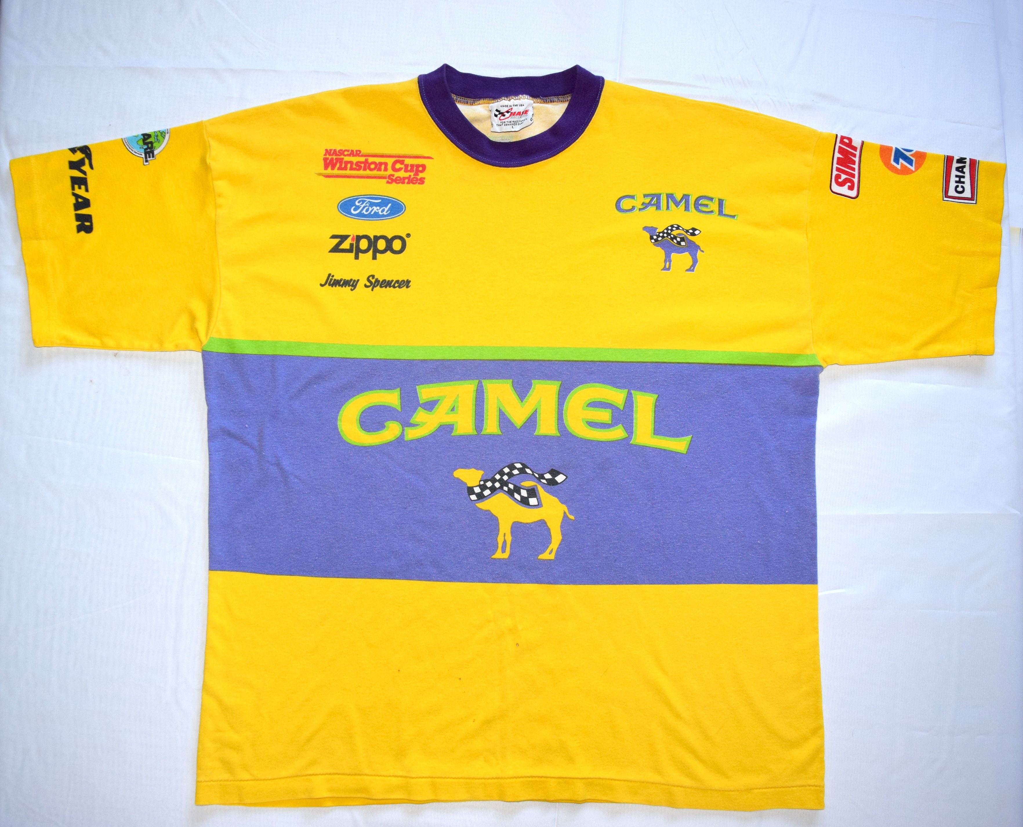 Camel × NASCAR × Vintage Camel Cigarettes NASCAR T-Shirt | Grailed