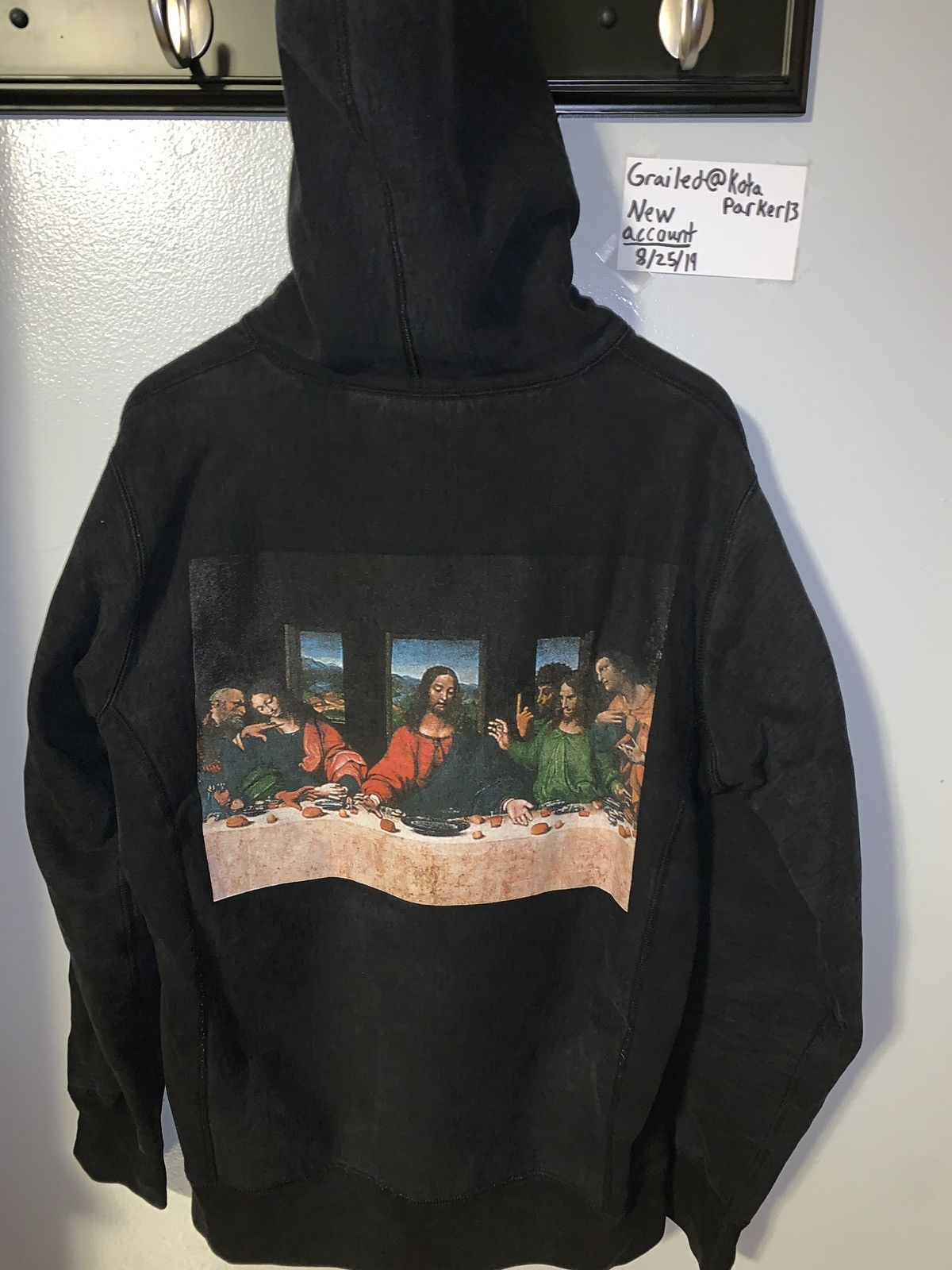 Supreme Supreme Last Supper Hoodie Black/Faded | Grailed