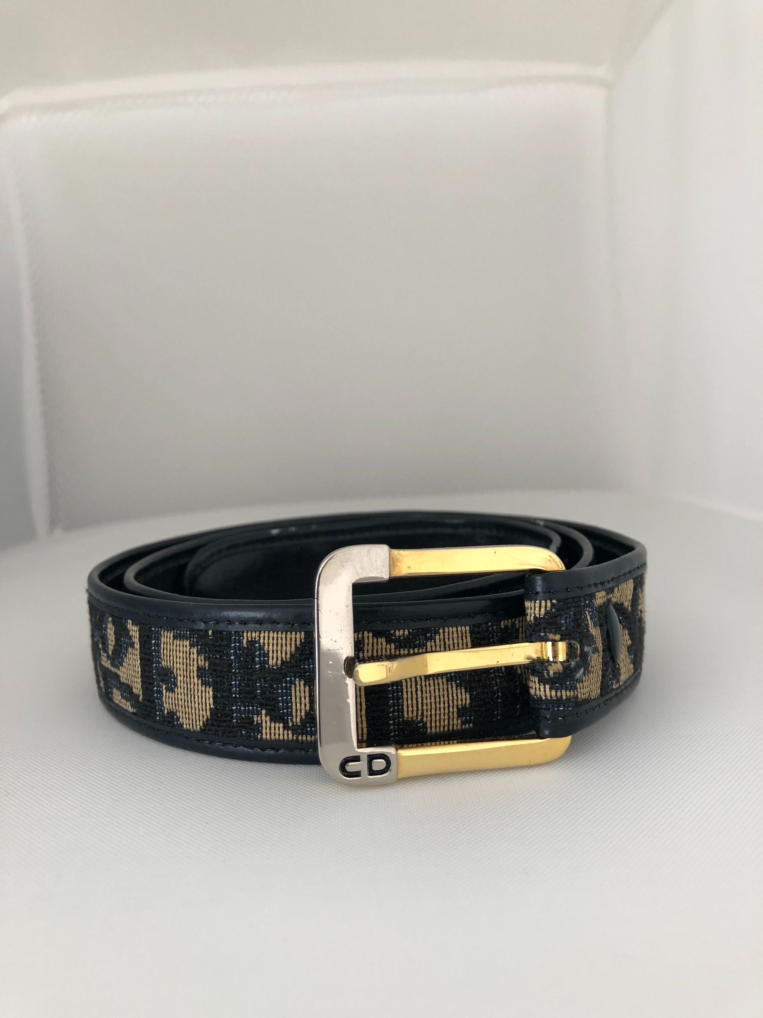 Dior Vintage Christian Dior Monogram Belt | Grailed