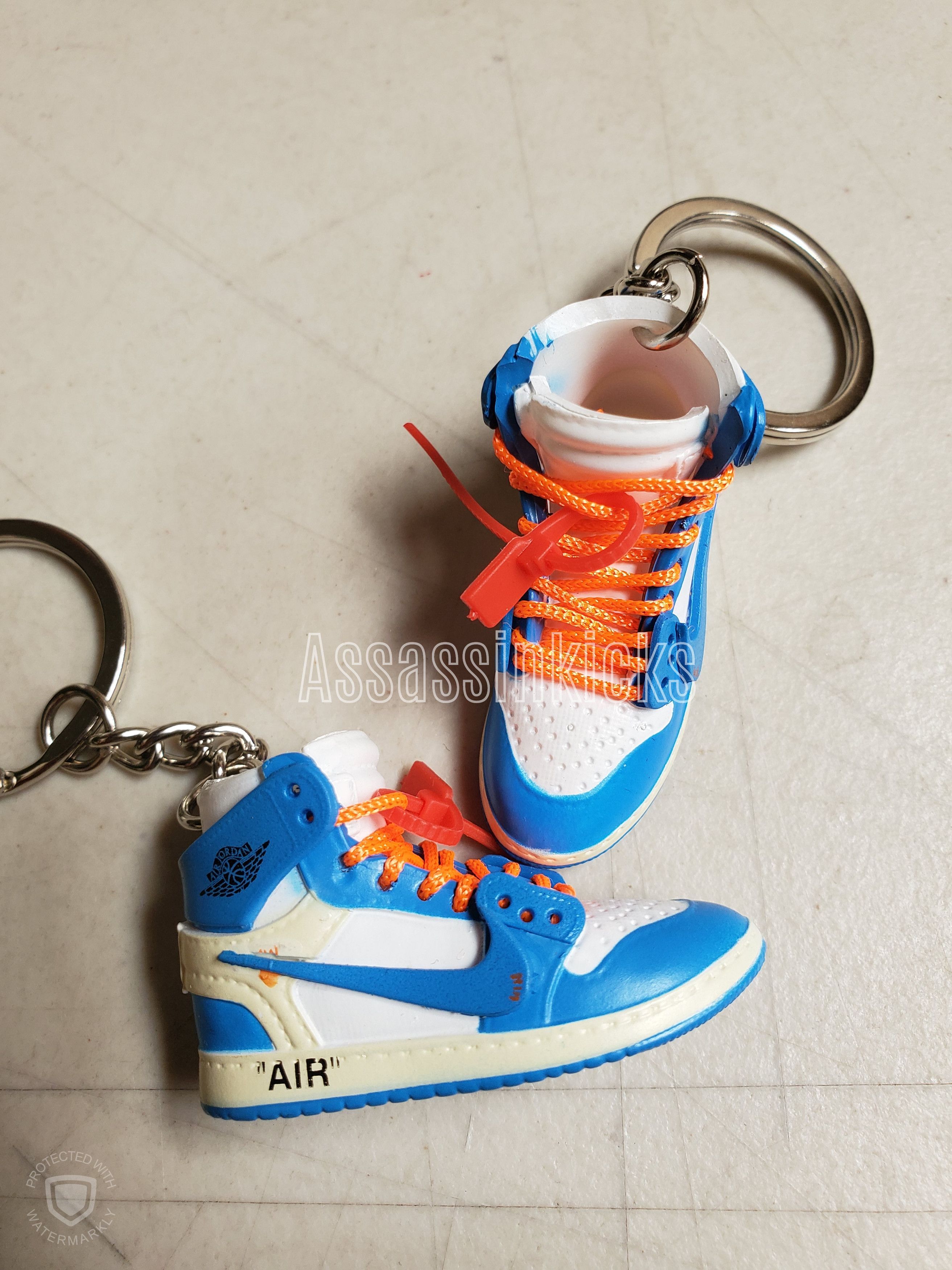 Nike × Off-White × Virgil Abloh OFF WHITE NIKE AIR JORDAN 1 UNC KEY ...