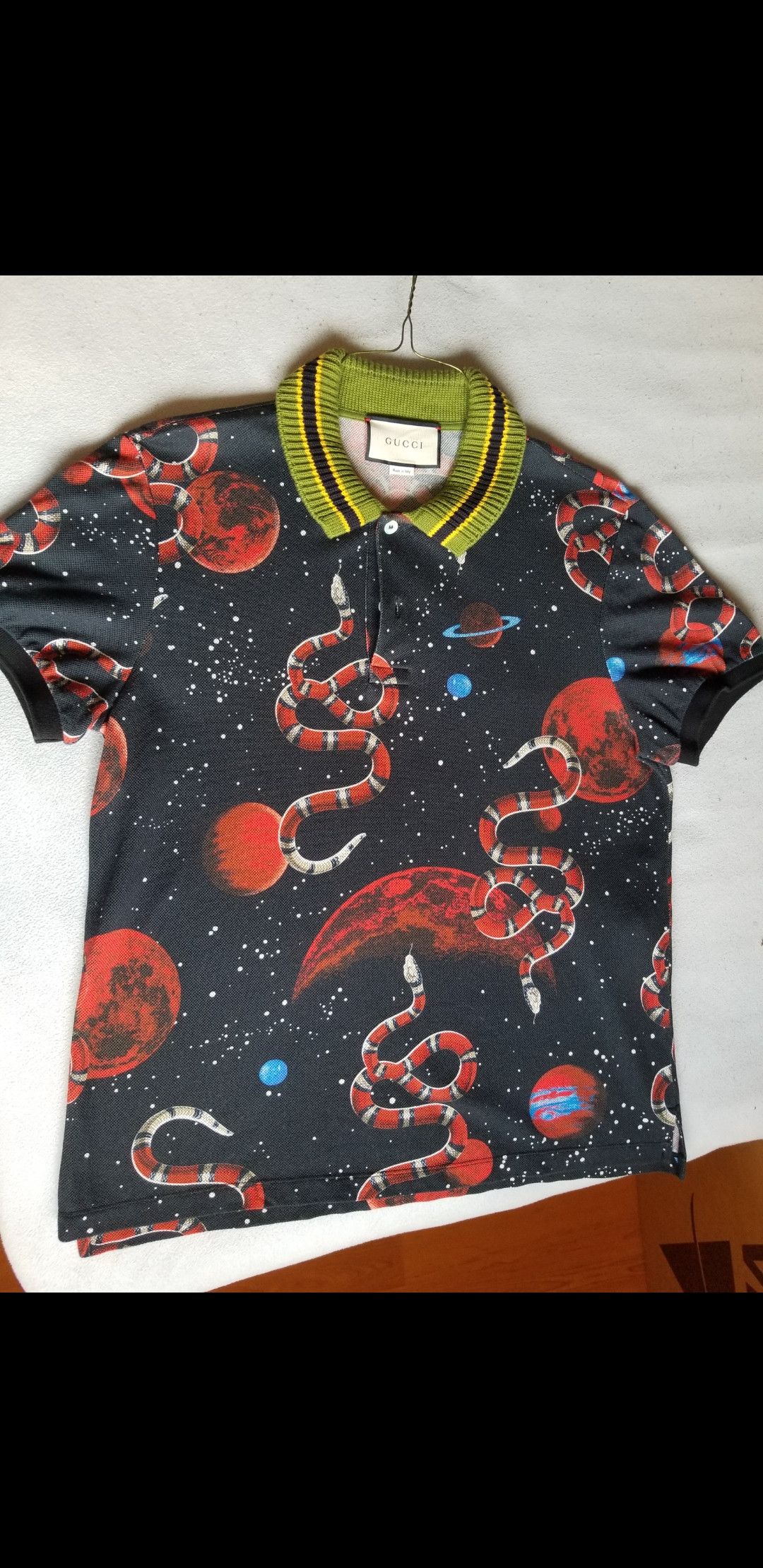 Gucci Gucci Space Snake Polo Galaxy | Grailed