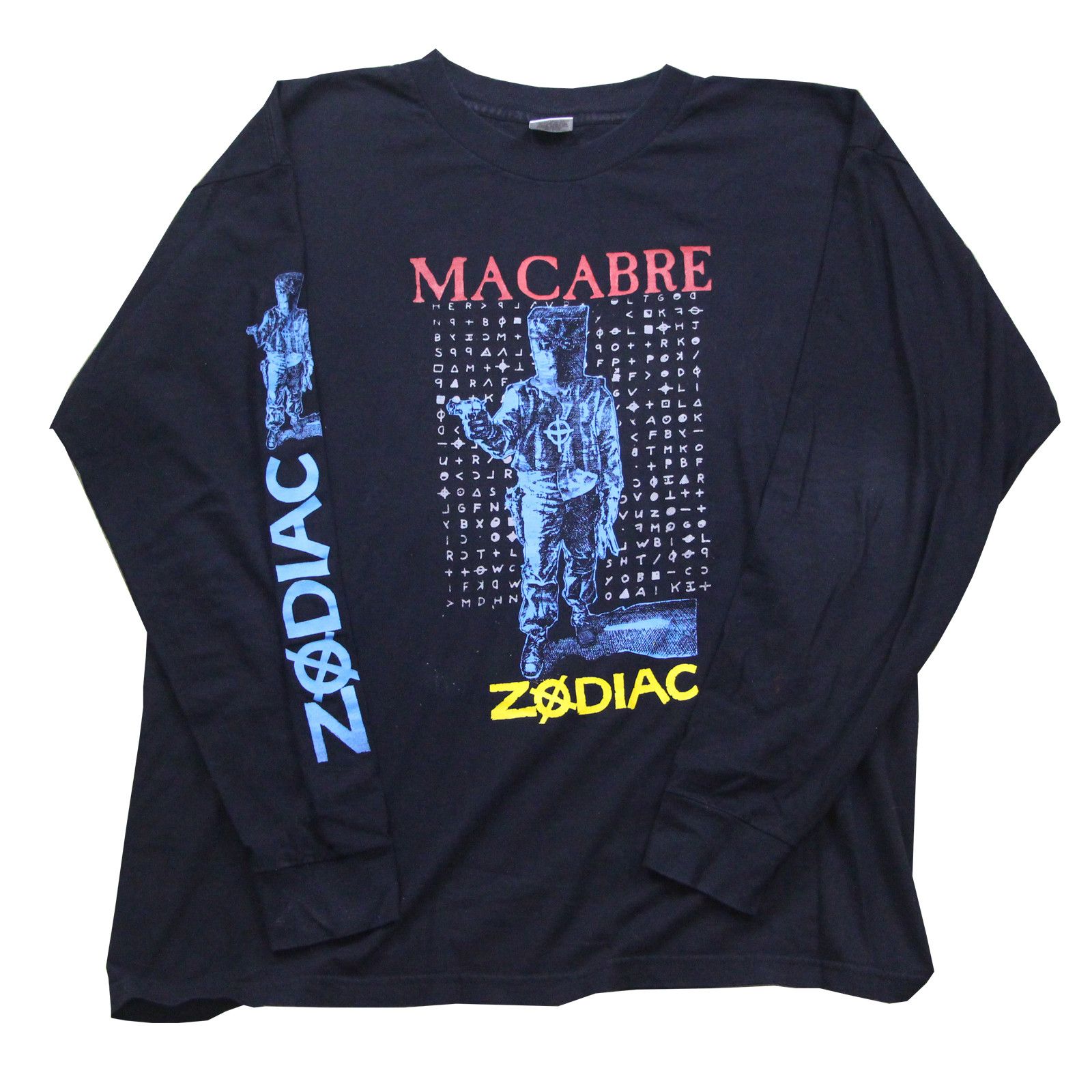Band Tees × Vintage Vintage Macabre Zodiac Killer Shirt | Grailed