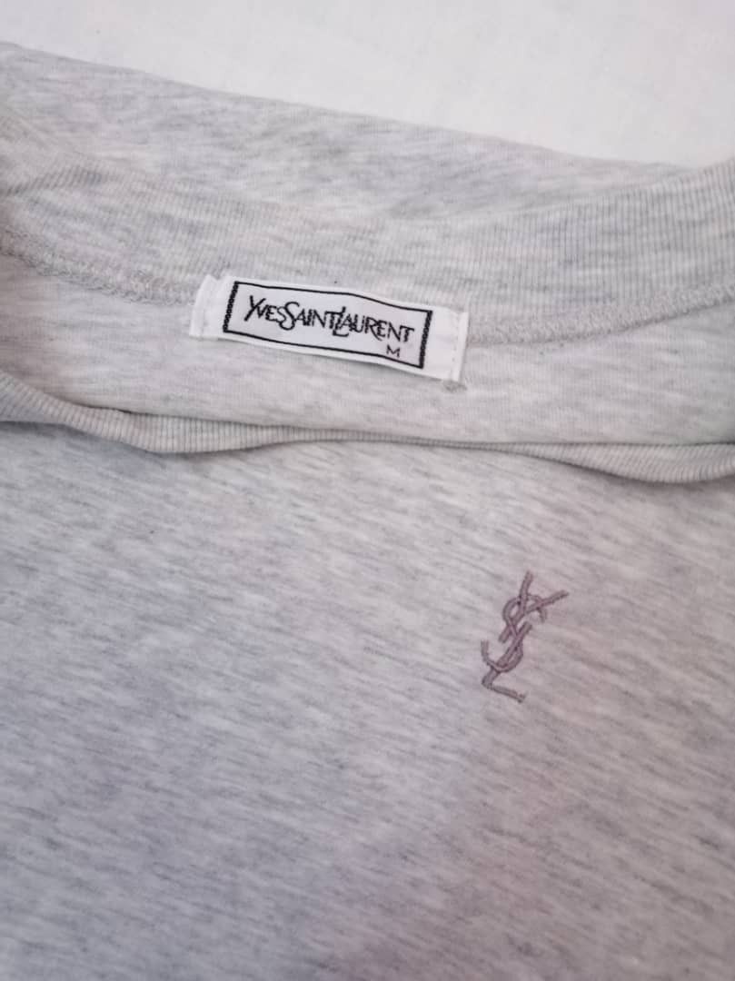 Vintage × Yves Saint Laurent Vintage Ysl Logo T Shirt | Grailed