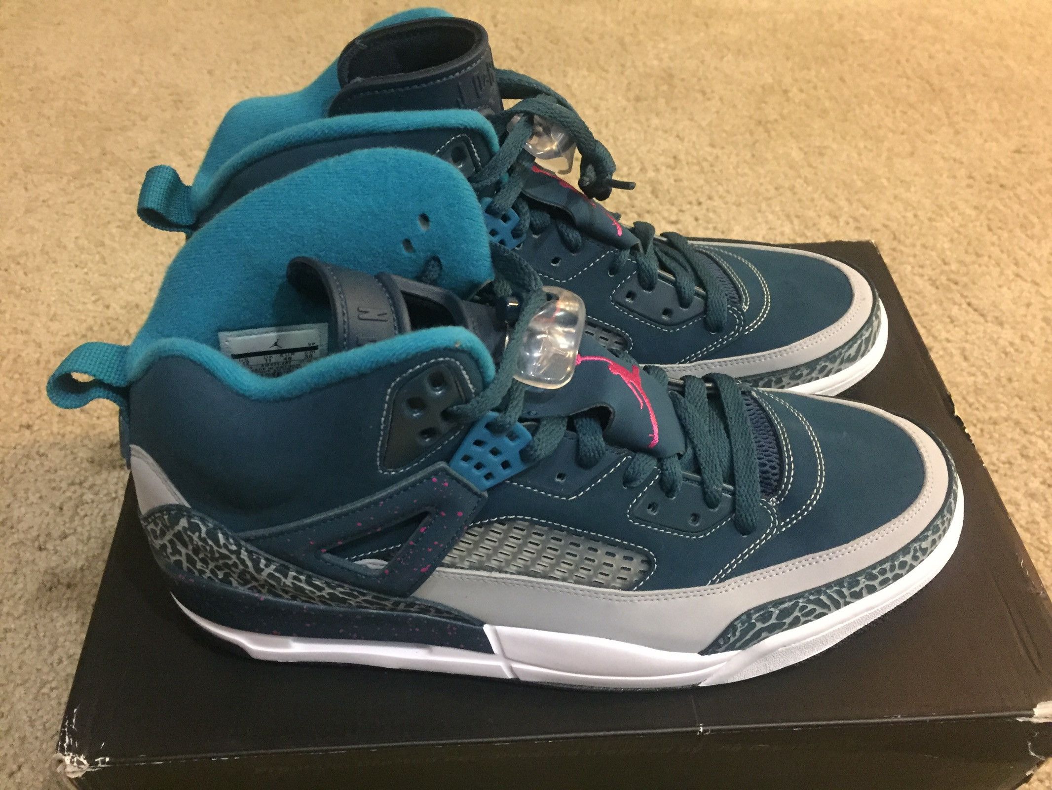 Jordan Brand Space Blue Spizikes | Grailed