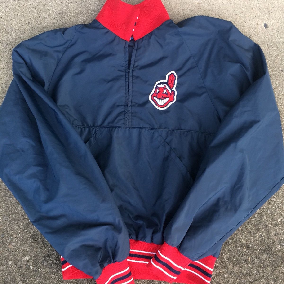 Sportswear × Vintage Vintage MLB Cleveland Indian Windbreaker | Grailed