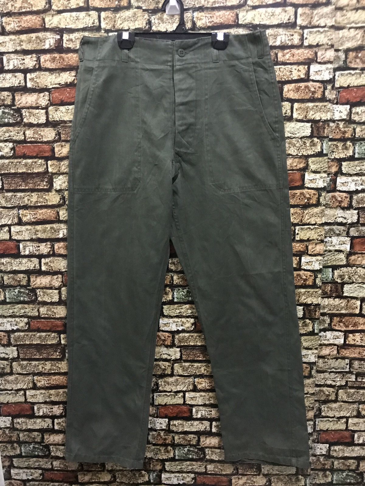 Vintage ARMY TROUSERS Pants Military Brand Vintage Us Army Olive Gre ...