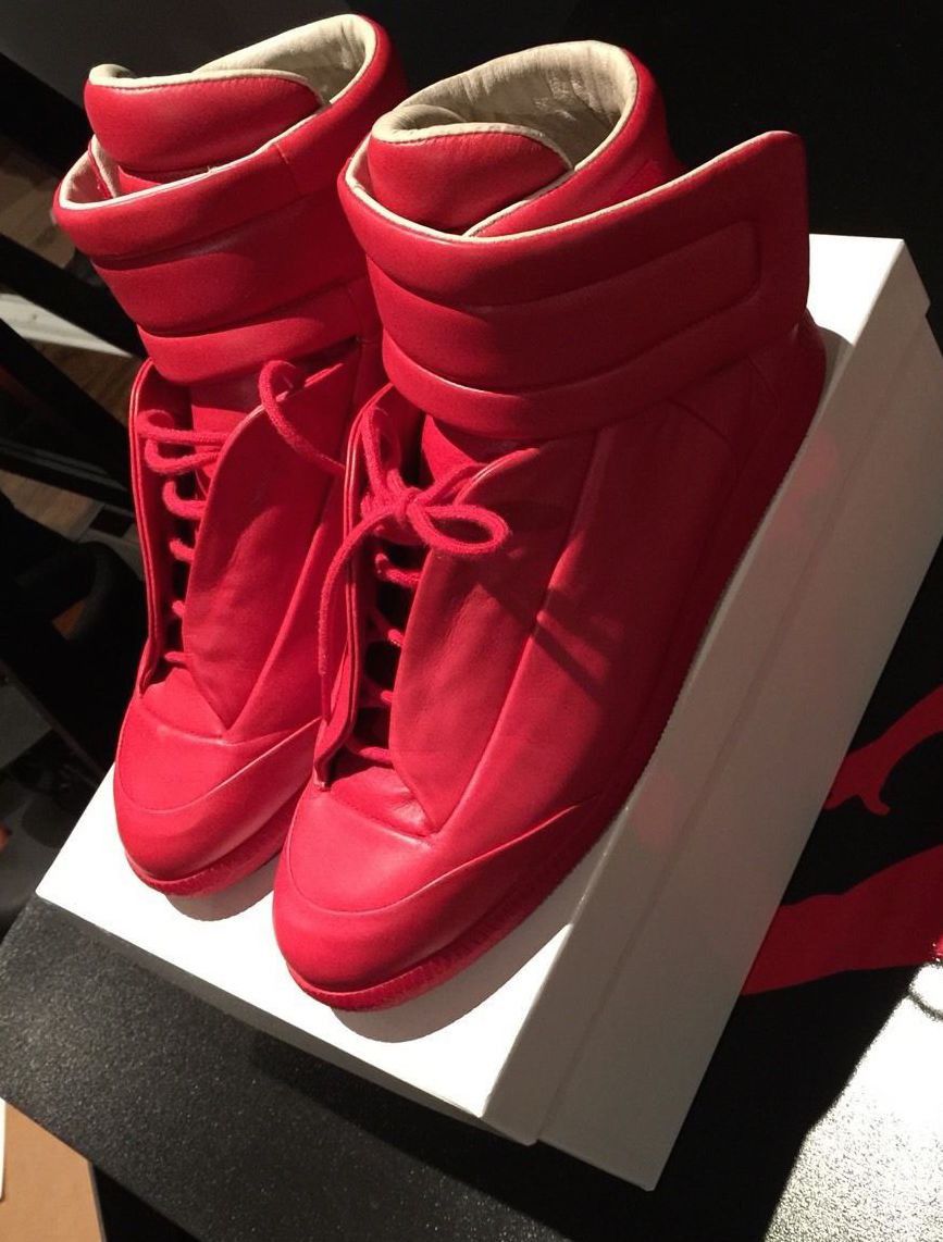 Maison Margiela Future High Top - RED | Grailed