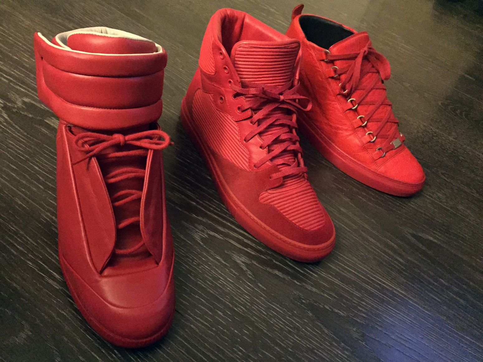 Maison Margiela Future High Top - RED | Grailed