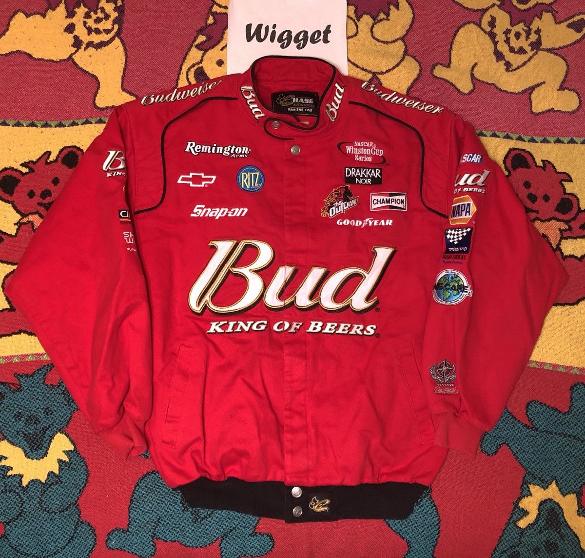 Budweiser × NASCAR Chase nascar Budweiser jacket logos | Grailed