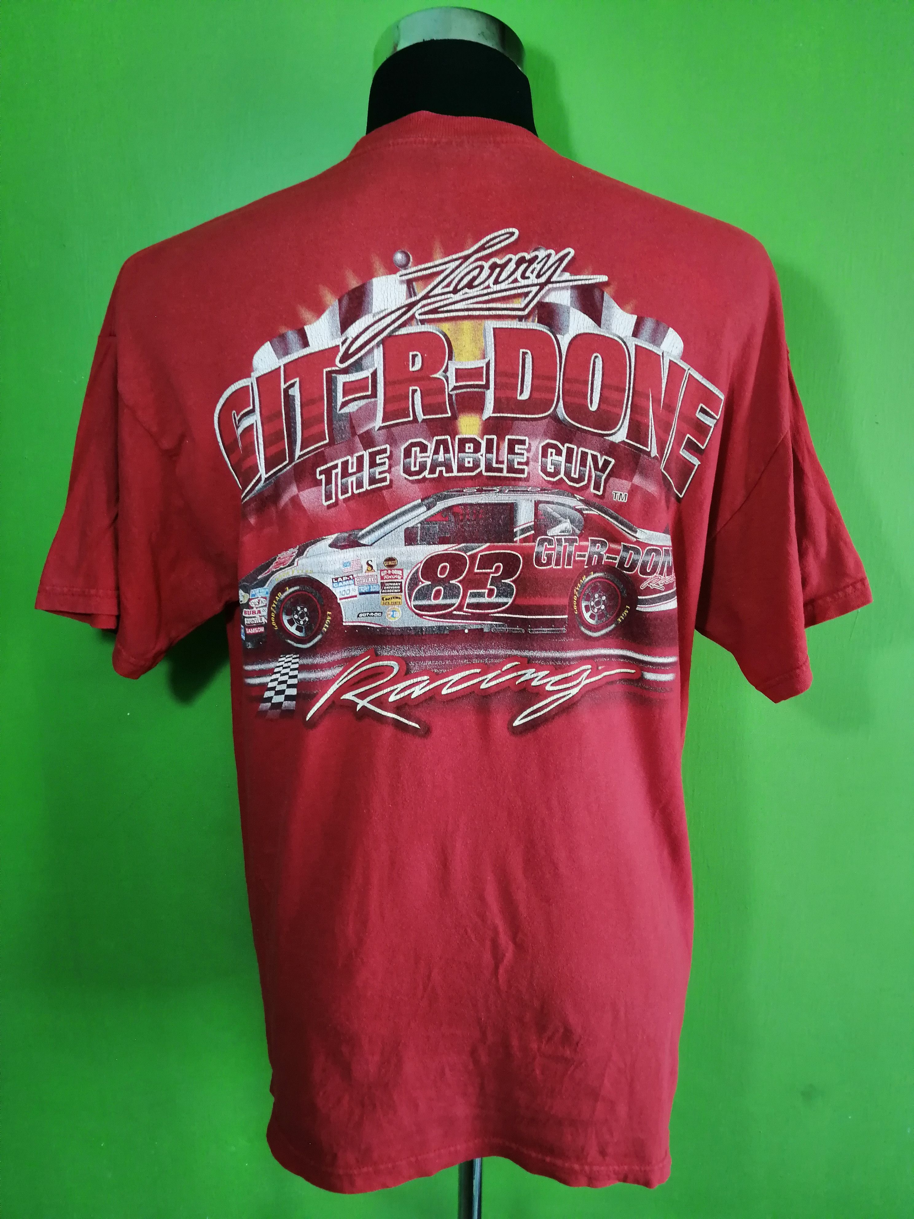 NASCAR × Racing × Vintage VINTAGE90S ‼️ NASCAR LARRY THE CABLE GUY #83 ...