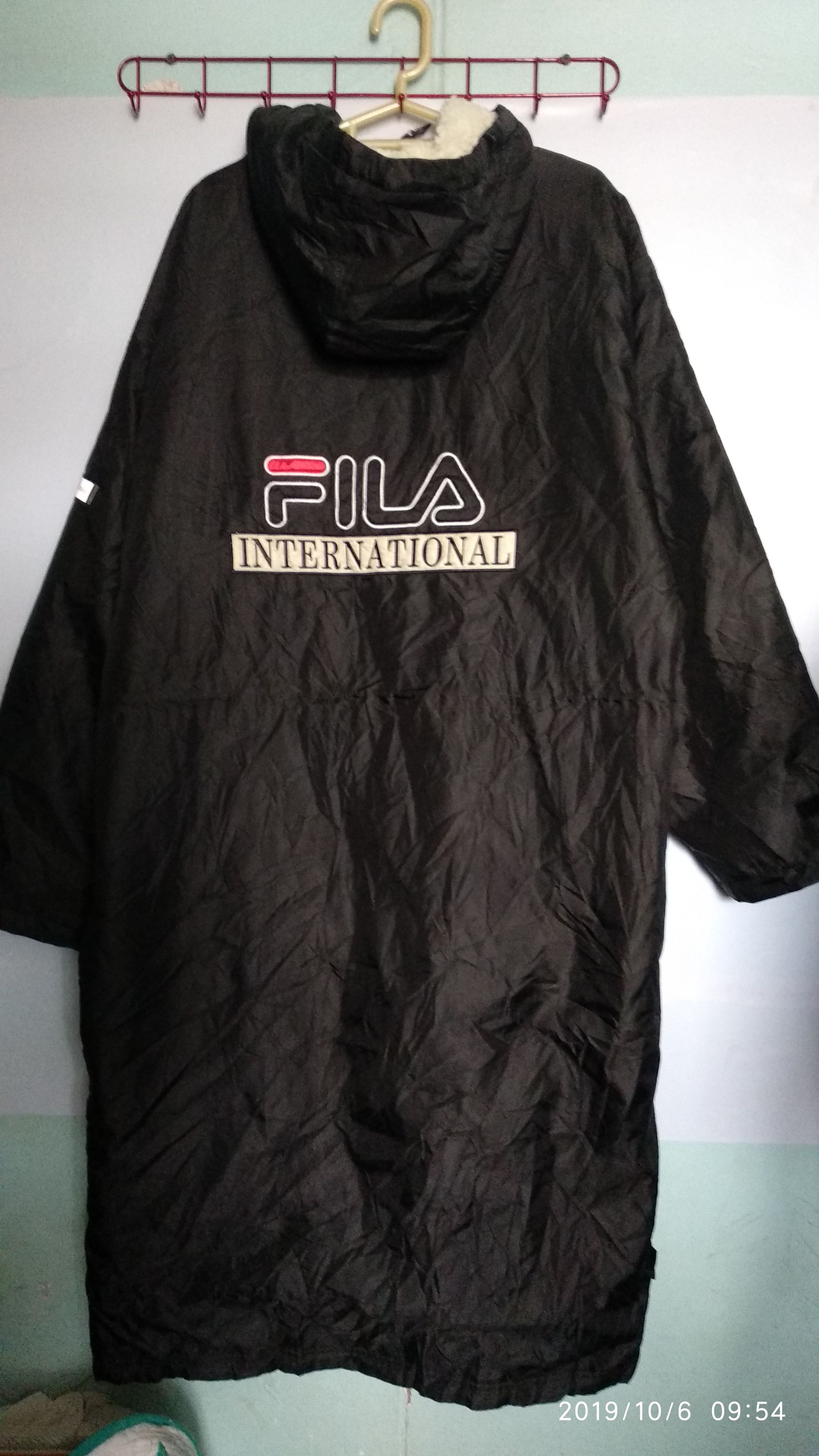 fila international parka raincoat