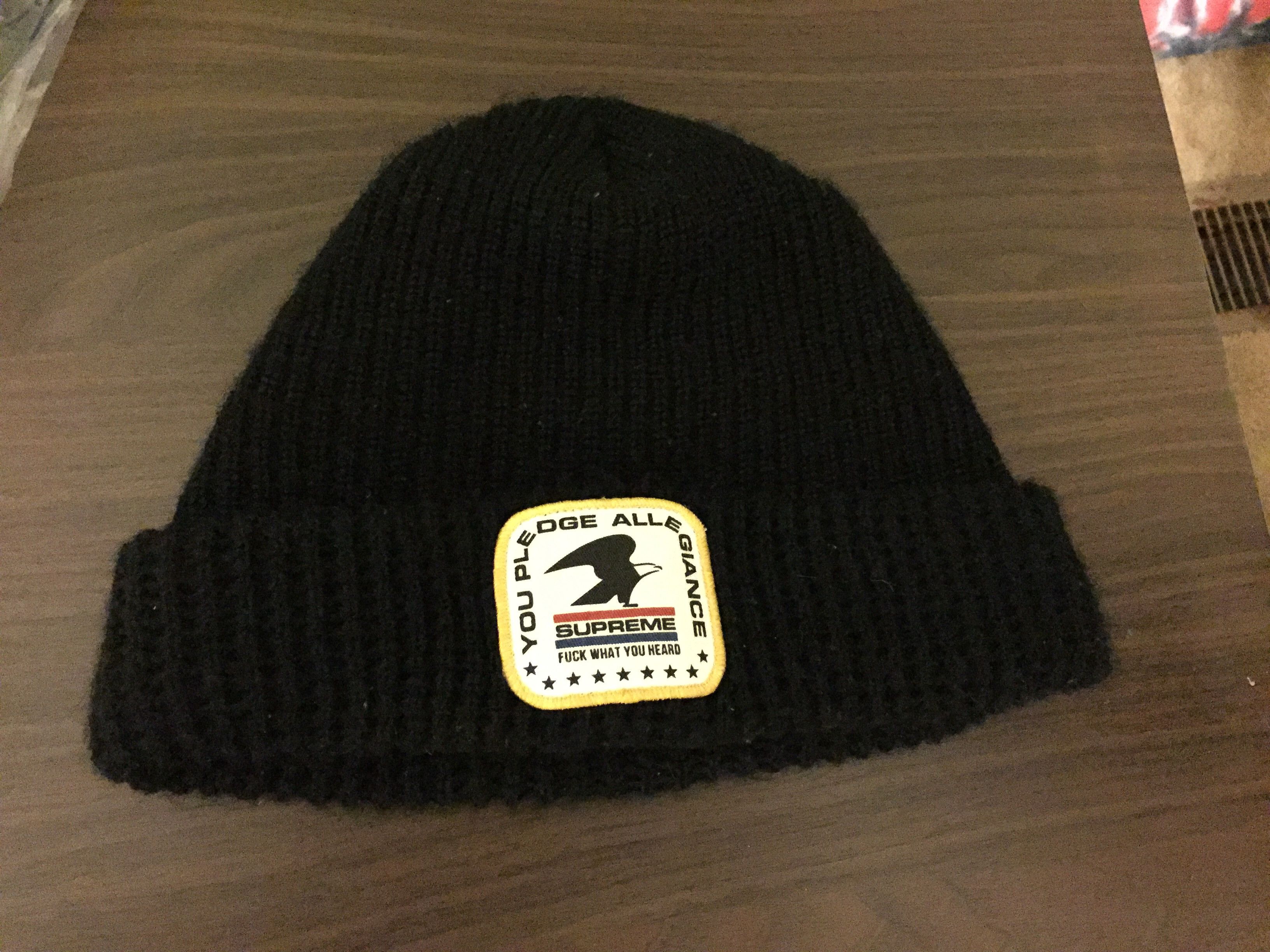 Supreme Supreme Pledge Allegiance Beanie | Grailed