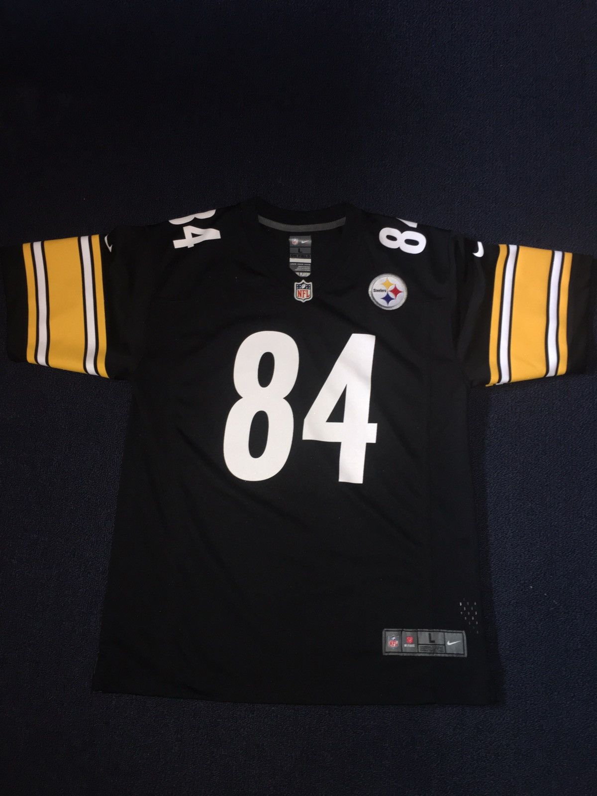 Nike Official Pittsburgh Steelers NFL Antonio Brown Jersey 84 | Grailed