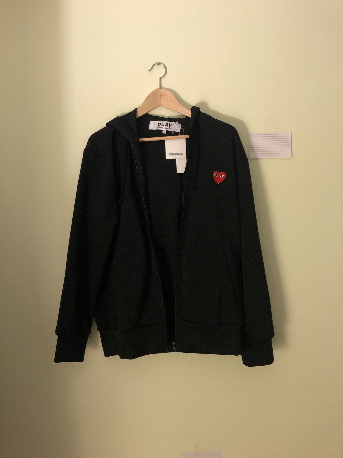 Comme des Garcons Cdg black zip up hoodie | Grailed