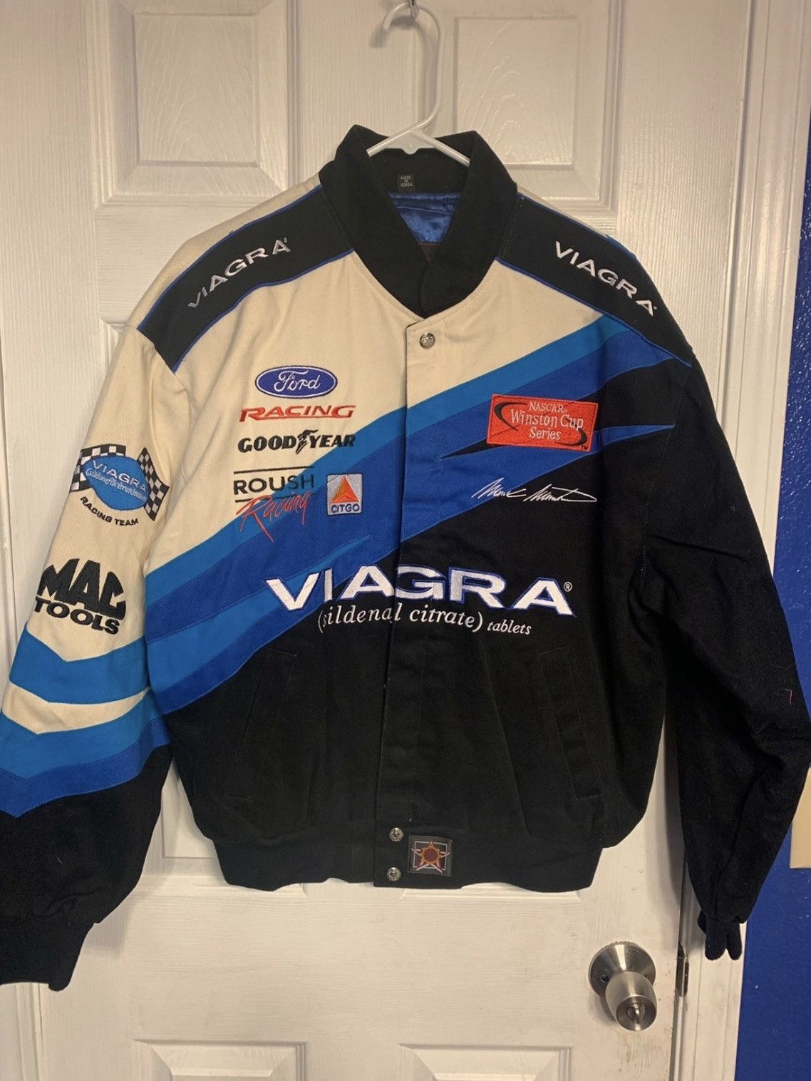 NASCAR × Vintage 🔥 Rare Vintage Viagra NASCAR Jacket | Grailed
