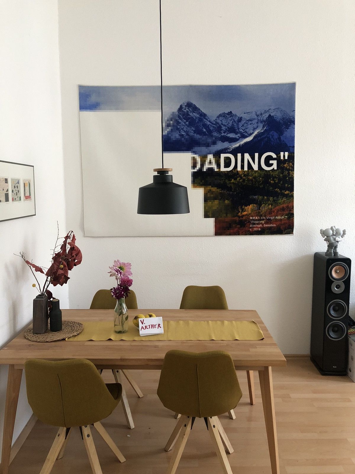 Virgil Abloh Virgil Abloh x Ikea „Still Loading“ rug | Grailed