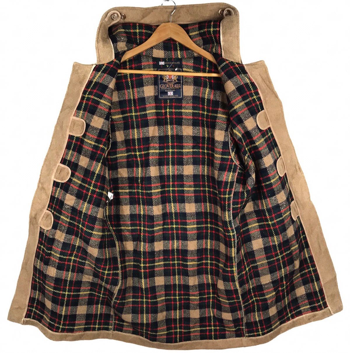 Gloverall Made in England Gloverall Duffle Coat Full Tartan Inside ...
