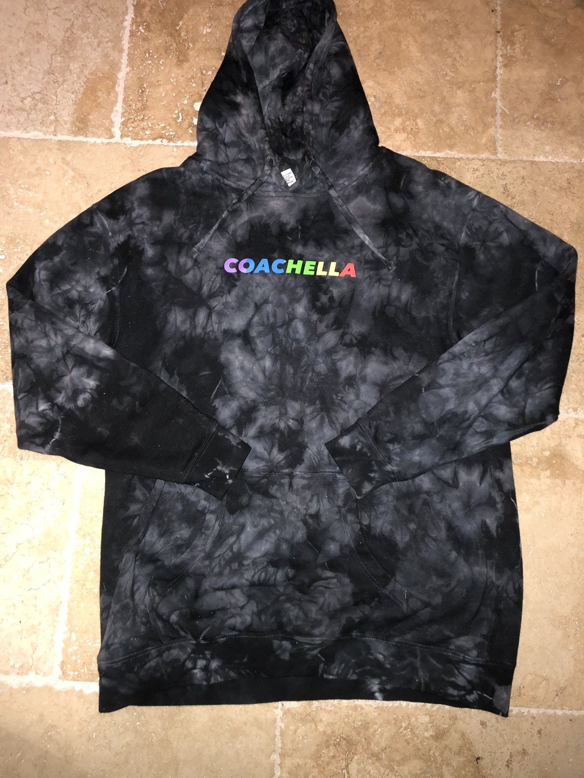 Coachella Tie Dye Official Coachella Merch Hoodie Size XL | Grailed