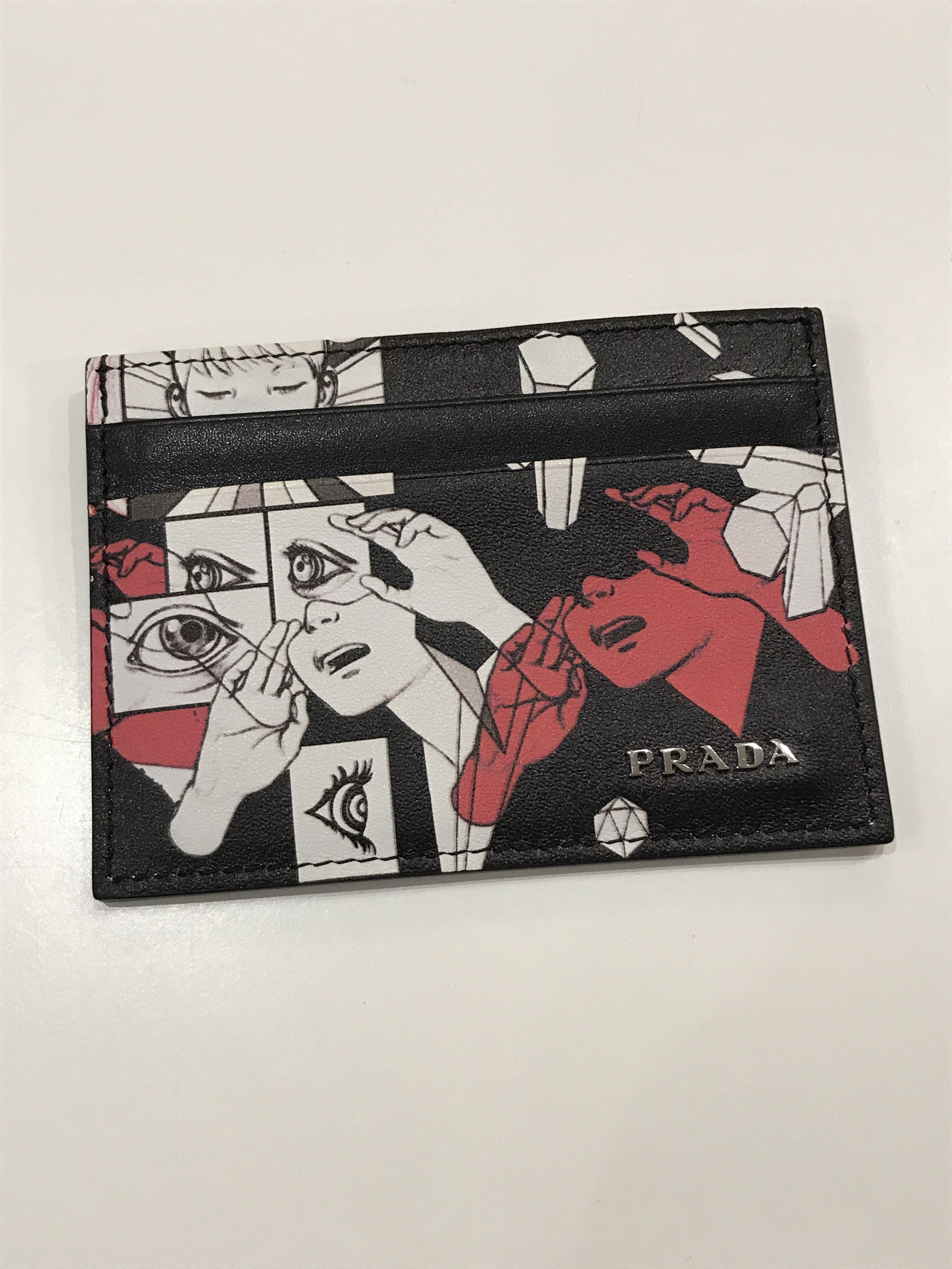 Prada Prada Comic Anime Girl Card Holder Wallet | Grailed