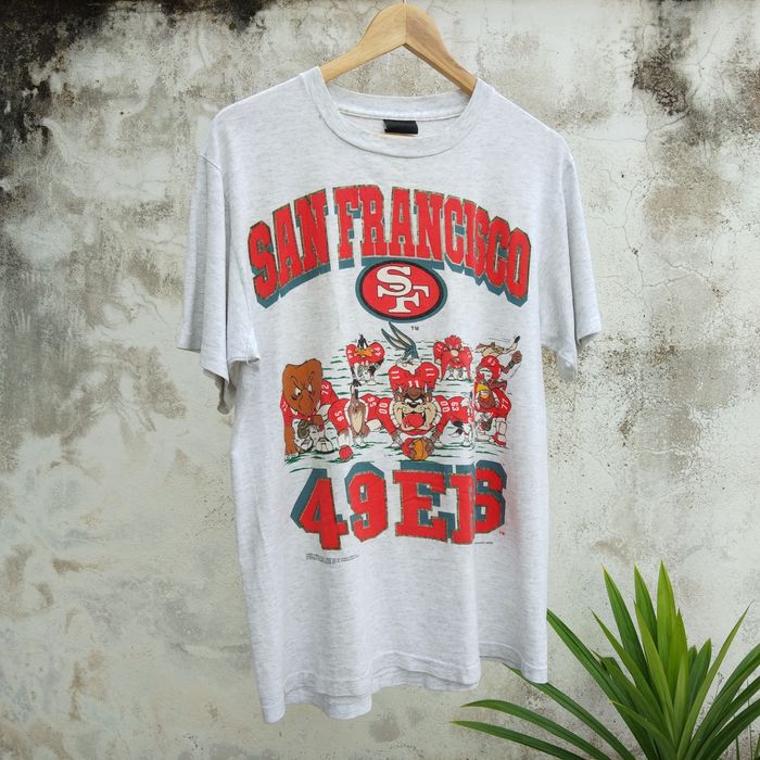 Vintage VINTAGE 90'S NFL SAN FRANCISCO 49ERS X LOONEY TUNES TEE | Grailed