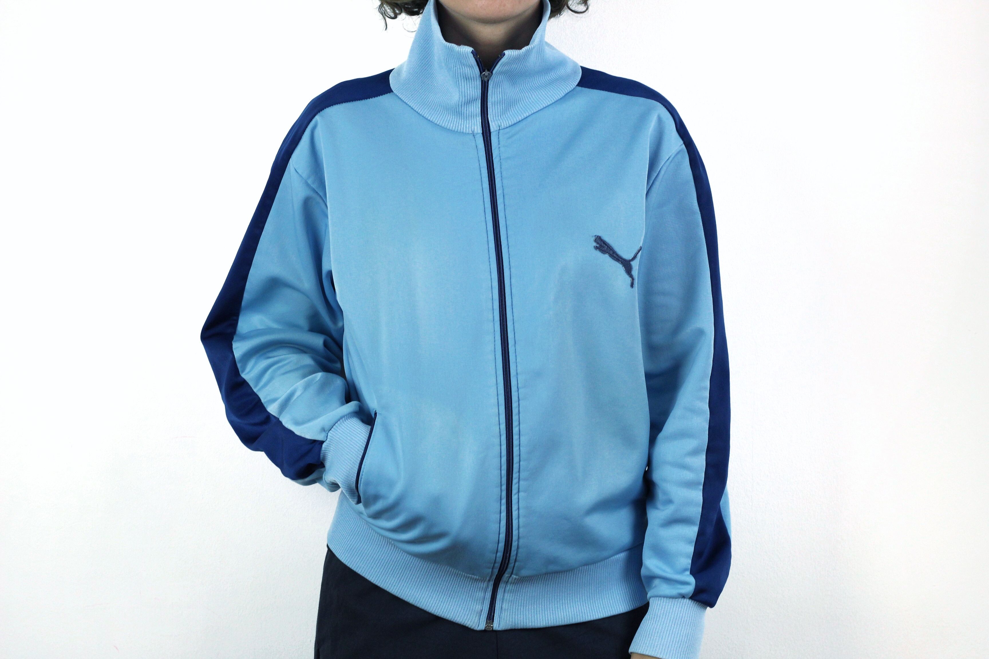 Puma × Vintage 70s PUMA zip track top light jacket West Germany 80s ...