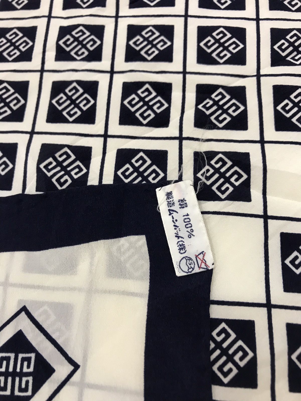 Givenchy GIVENCHY MONOGRAM FULL PRINT AUTHENTIC SILK SCARF | Grailed