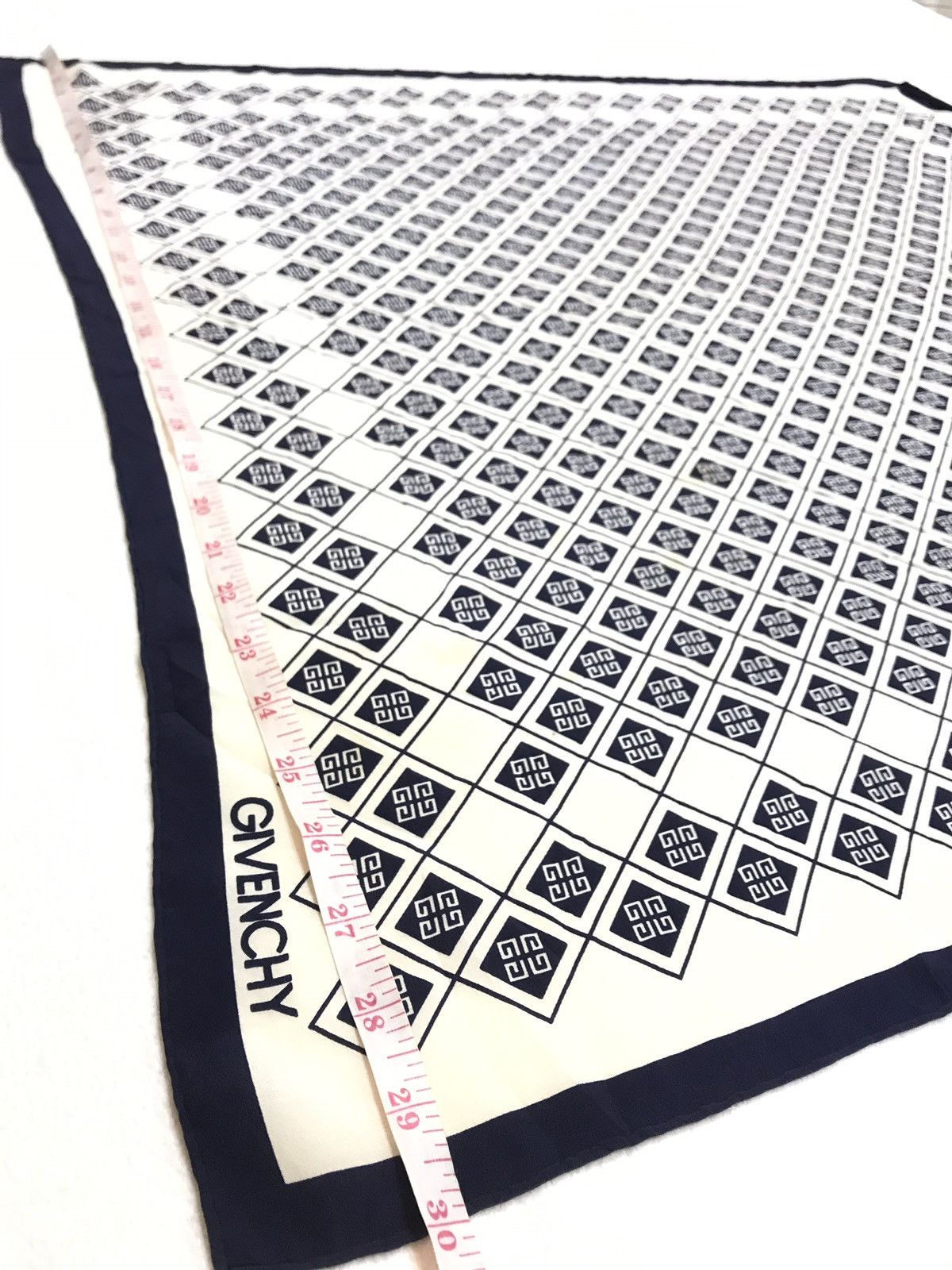 Givenchy GIVENCHY MONOGRAM FULL PRINT AUTHENTIC SILK SCARF | Grailed