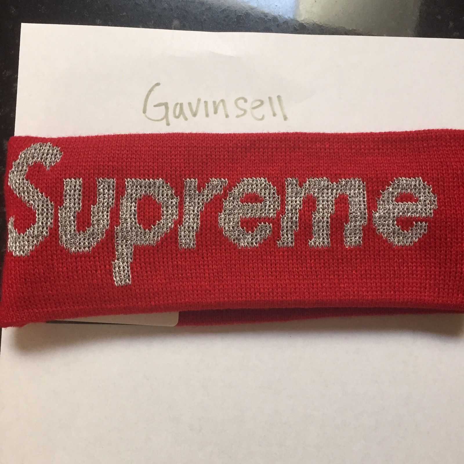 Supreme Supreme head band red | Grailed