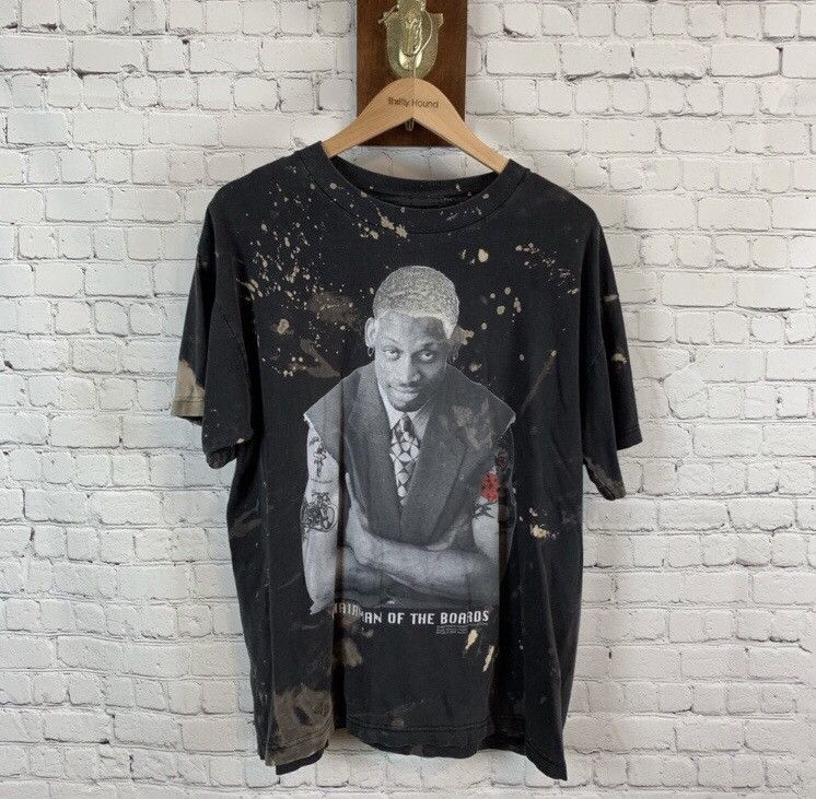 Travis Scott Vintage 90s Dennis Rodman Travis Scott Bleach | Grailed