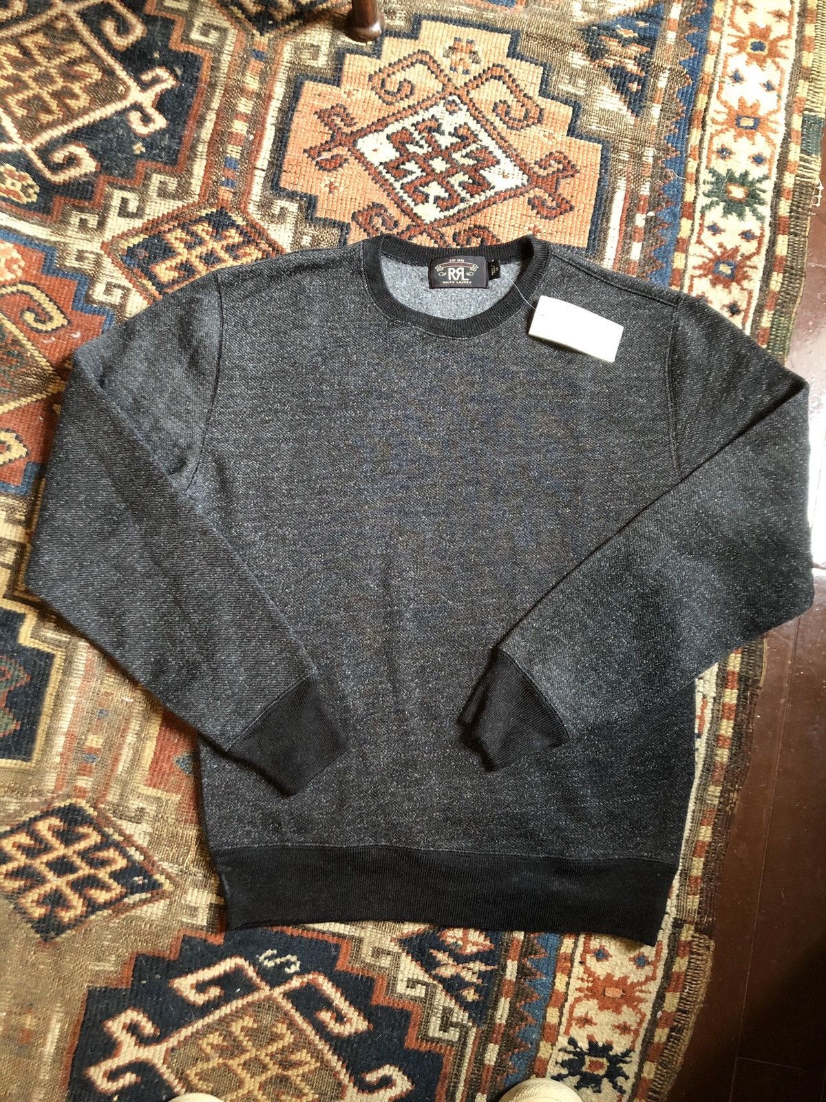 RRL Ralph Lauren RRL Charcoal Sweatshirt | Grailed