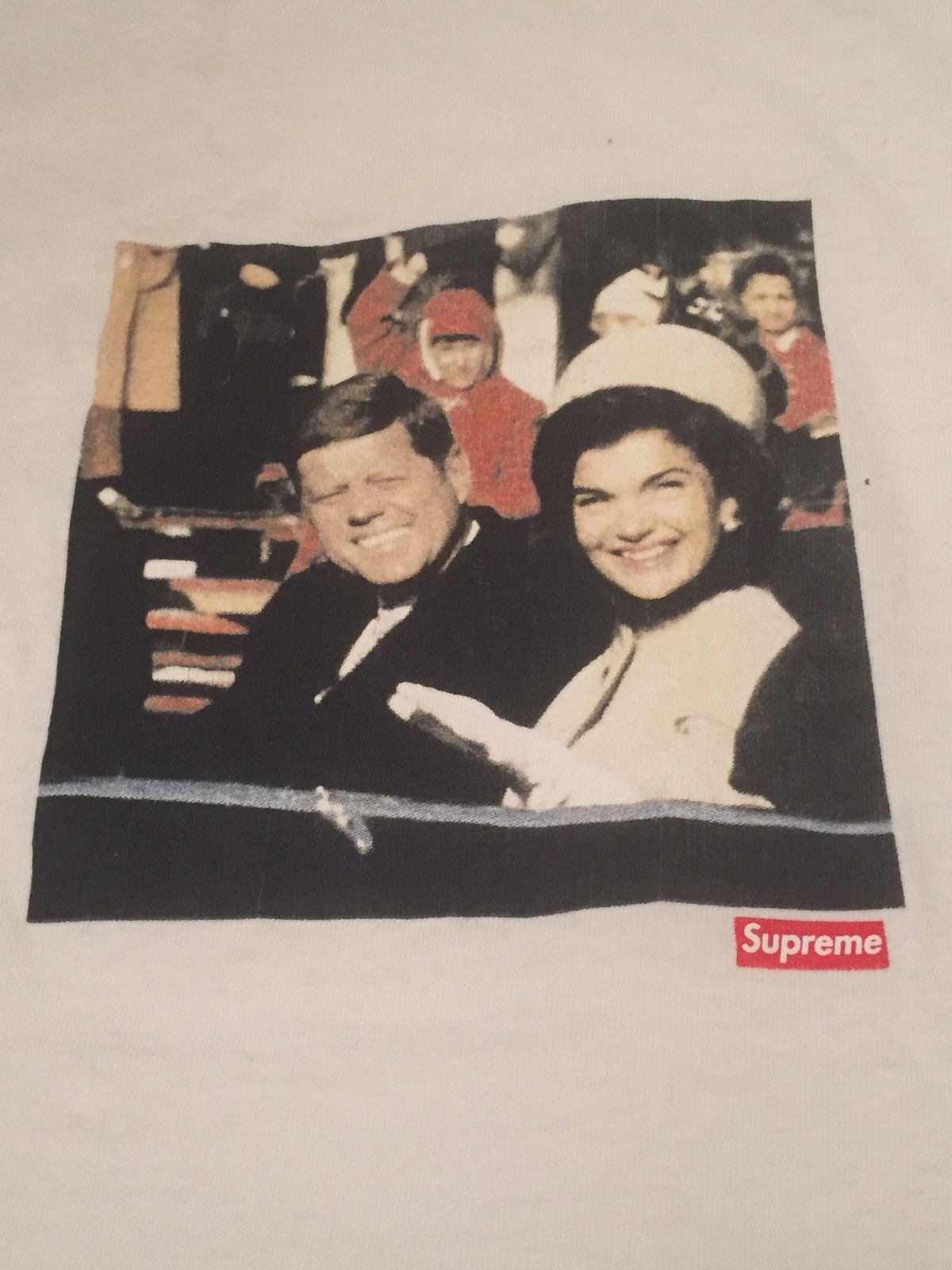 Supreme Supreme JFK Tee Shirt Worn White Fw08 RARE Kennedy | Grailed