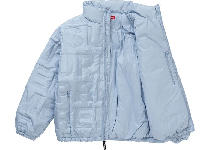 Supreme Supreme Embossed Bonded Logo Puffy Jacket | Grailed