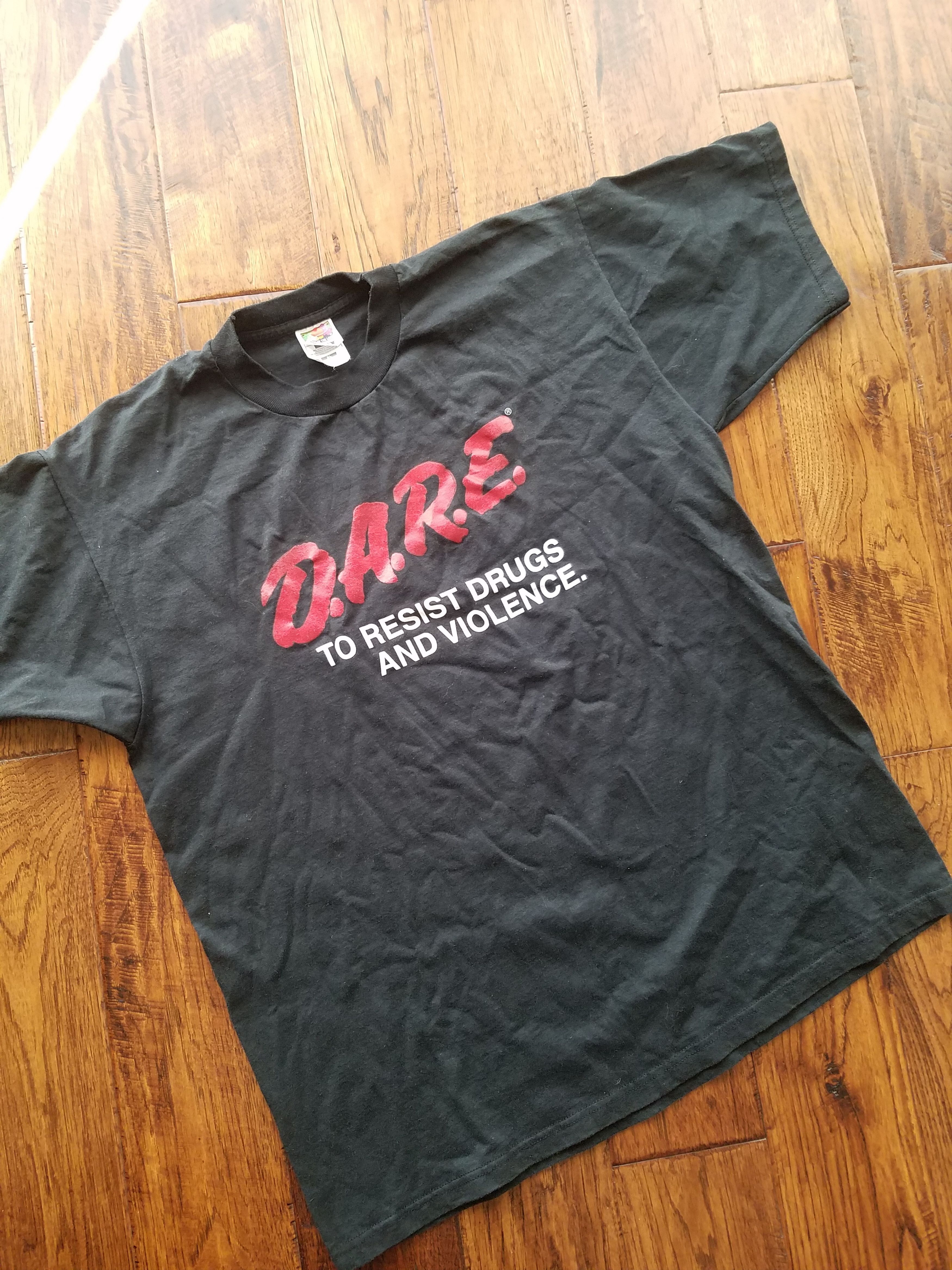 Fruit Of The Loom × Vintage D.A.R.E t shirt | Grailed