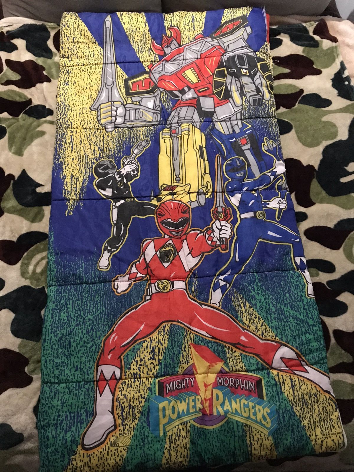 Vintage 1994 Power Rangers Sleeping Bag | Grailed
