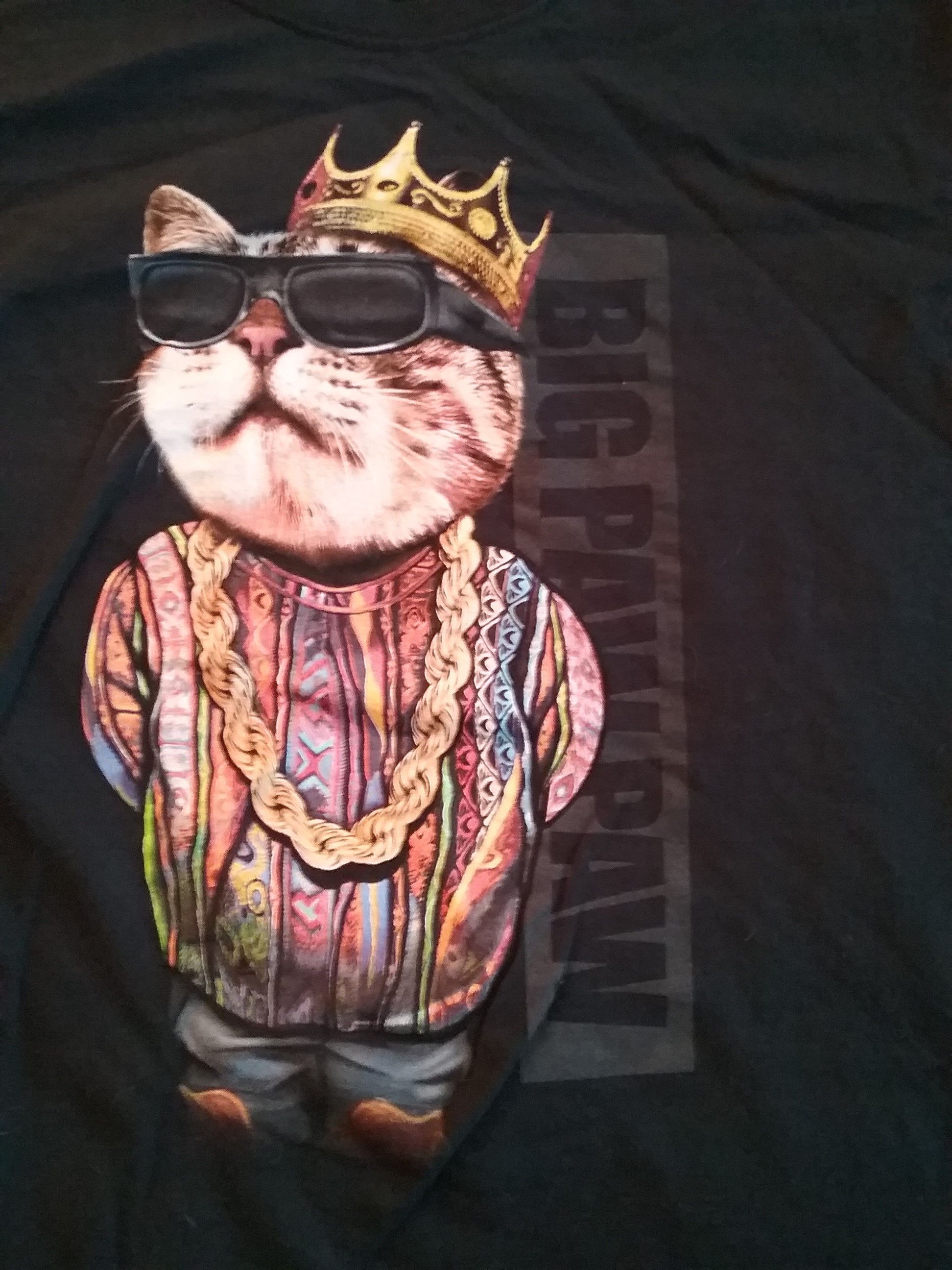 Animal Tee × Custom Big Paw Paw - Pimp King Cat OG Color Graphic | Grailed