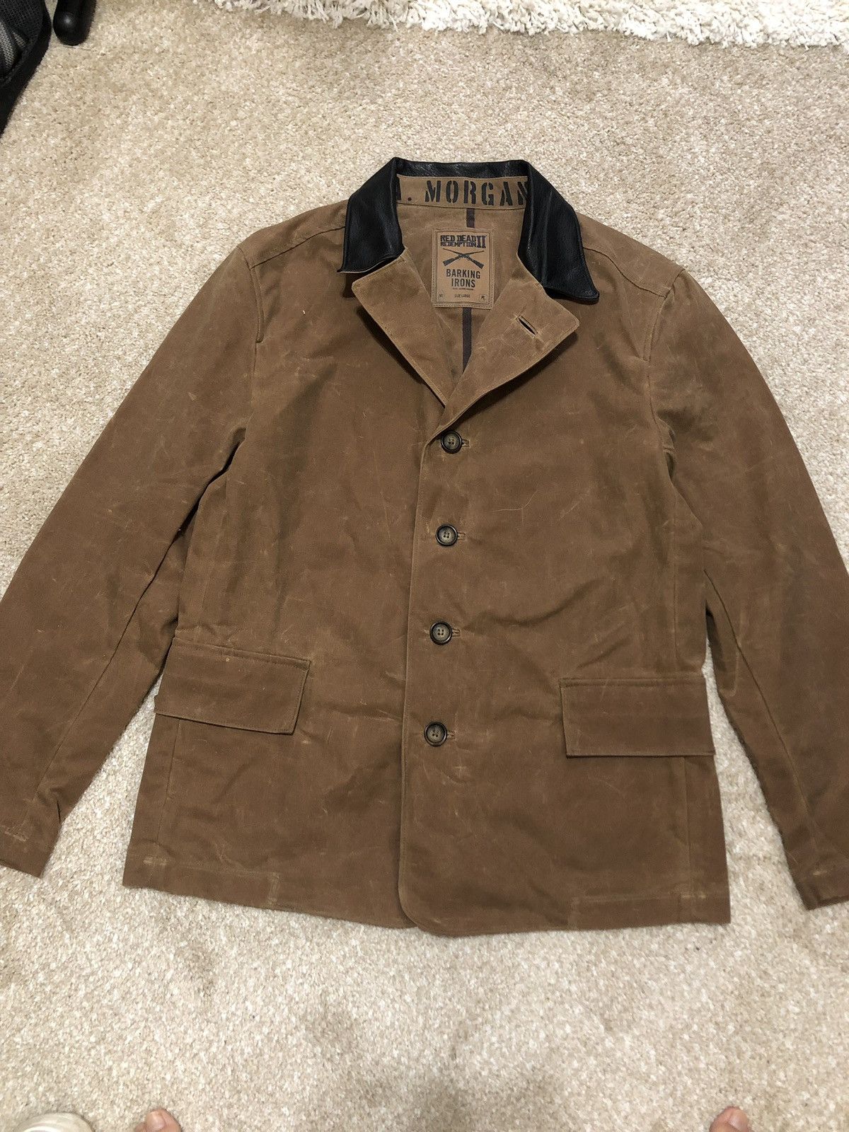 Vintage RARE Barking Irons Red Dead Redemption 2 A Morgan Leather | Grailed